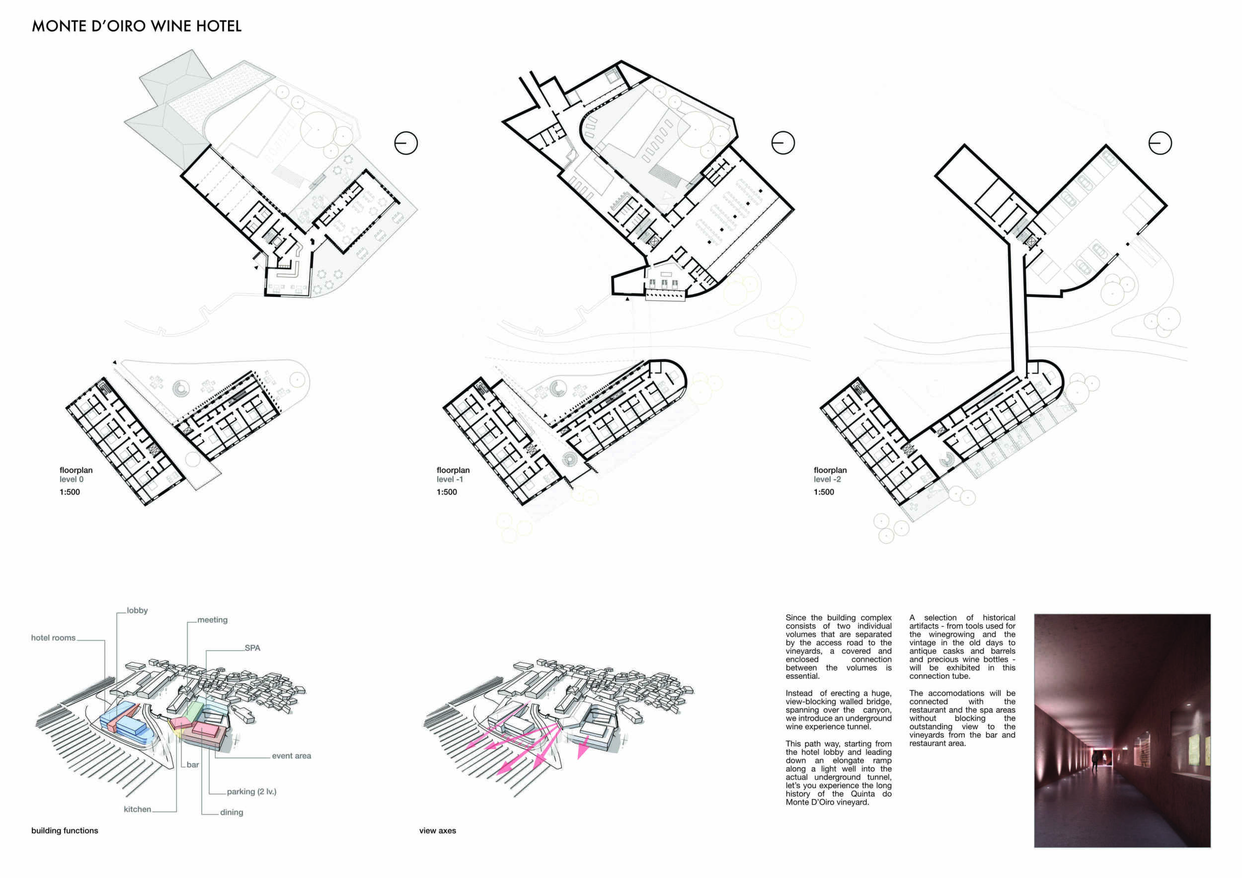 Architecture project // Underground Connection Tunnel Enhancing ...