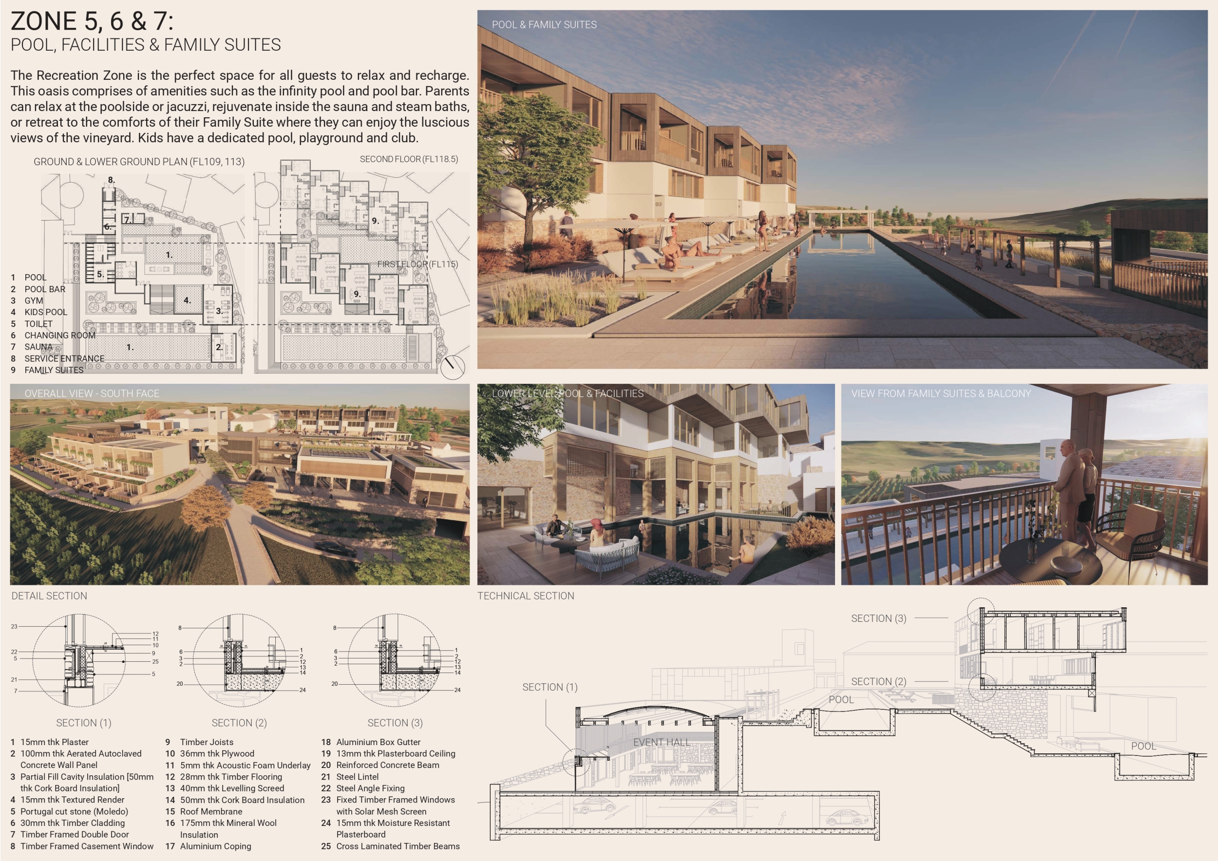 Architecture project // Rammed Earth Design with Scenic Views and ...