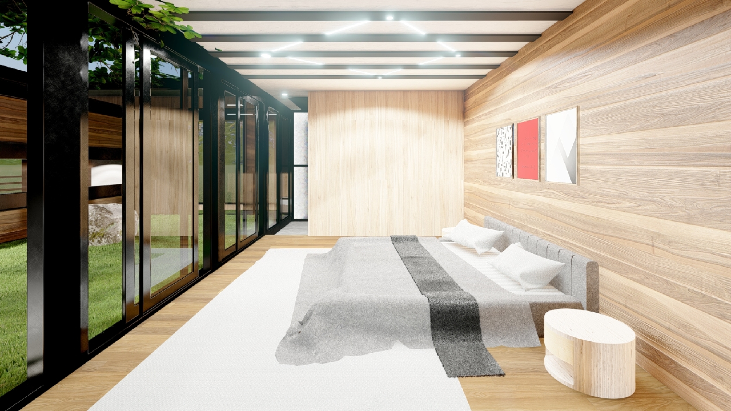 Architecture project // Cross-Laminated Timber Panels and Charred ...