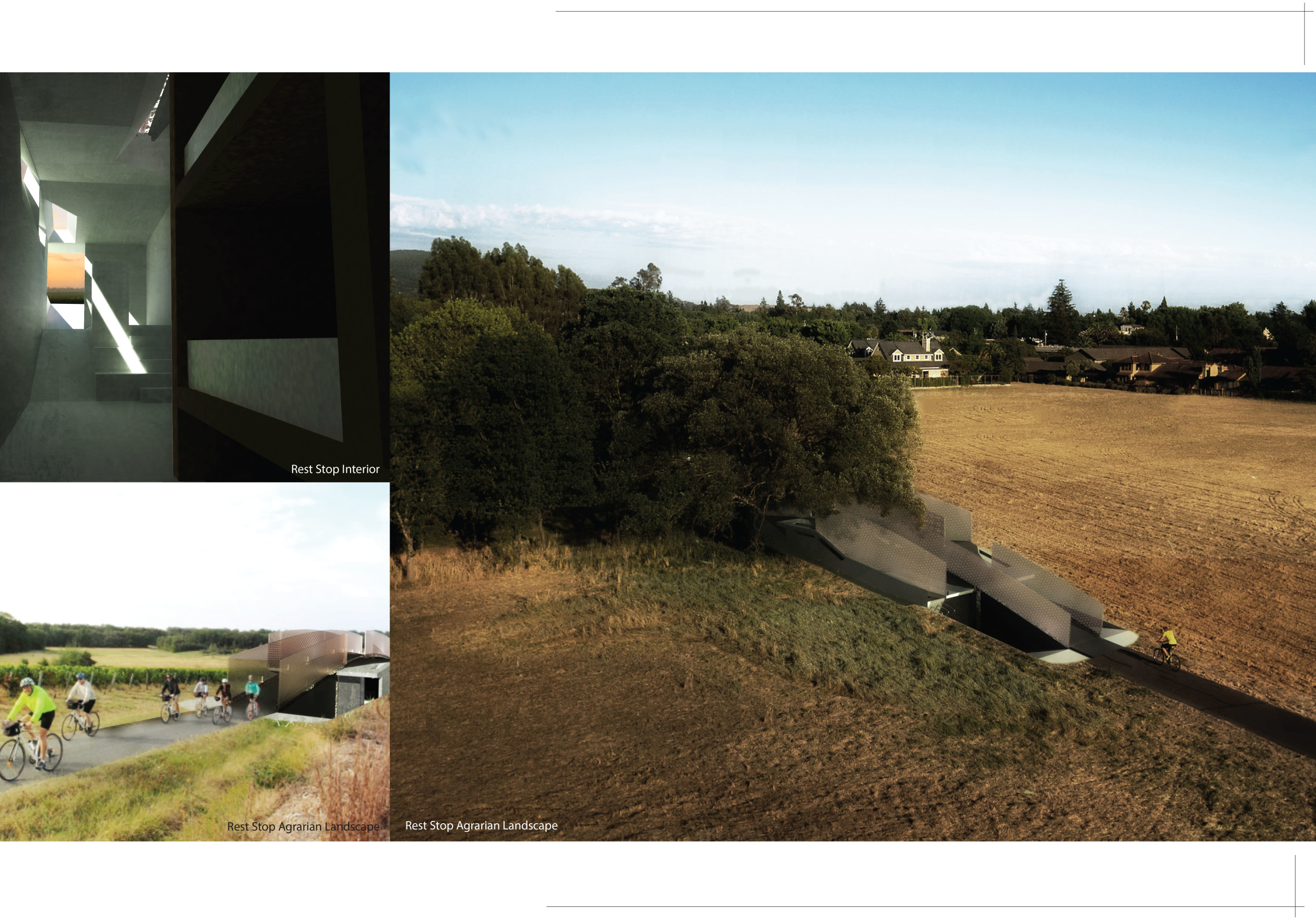 Architecture project // Subterranean Rest Stop Crafted from Rammed ...