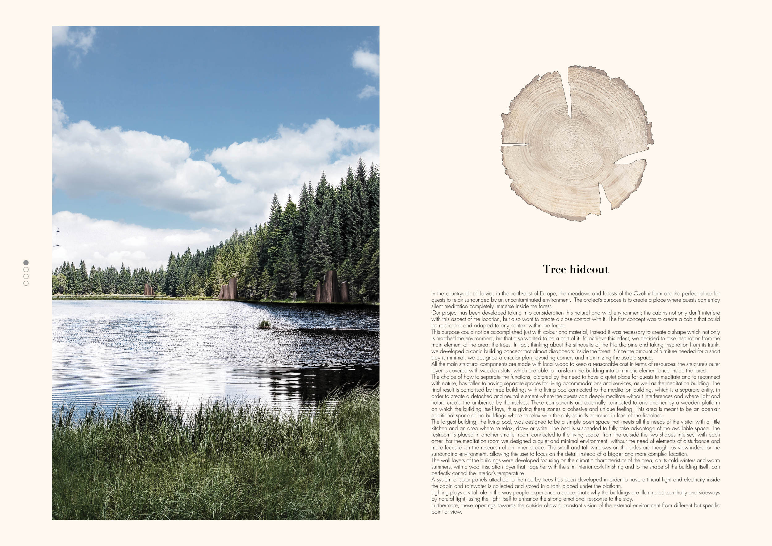 Architecture project // Conic Wooden Structures with Circular Layouts ...