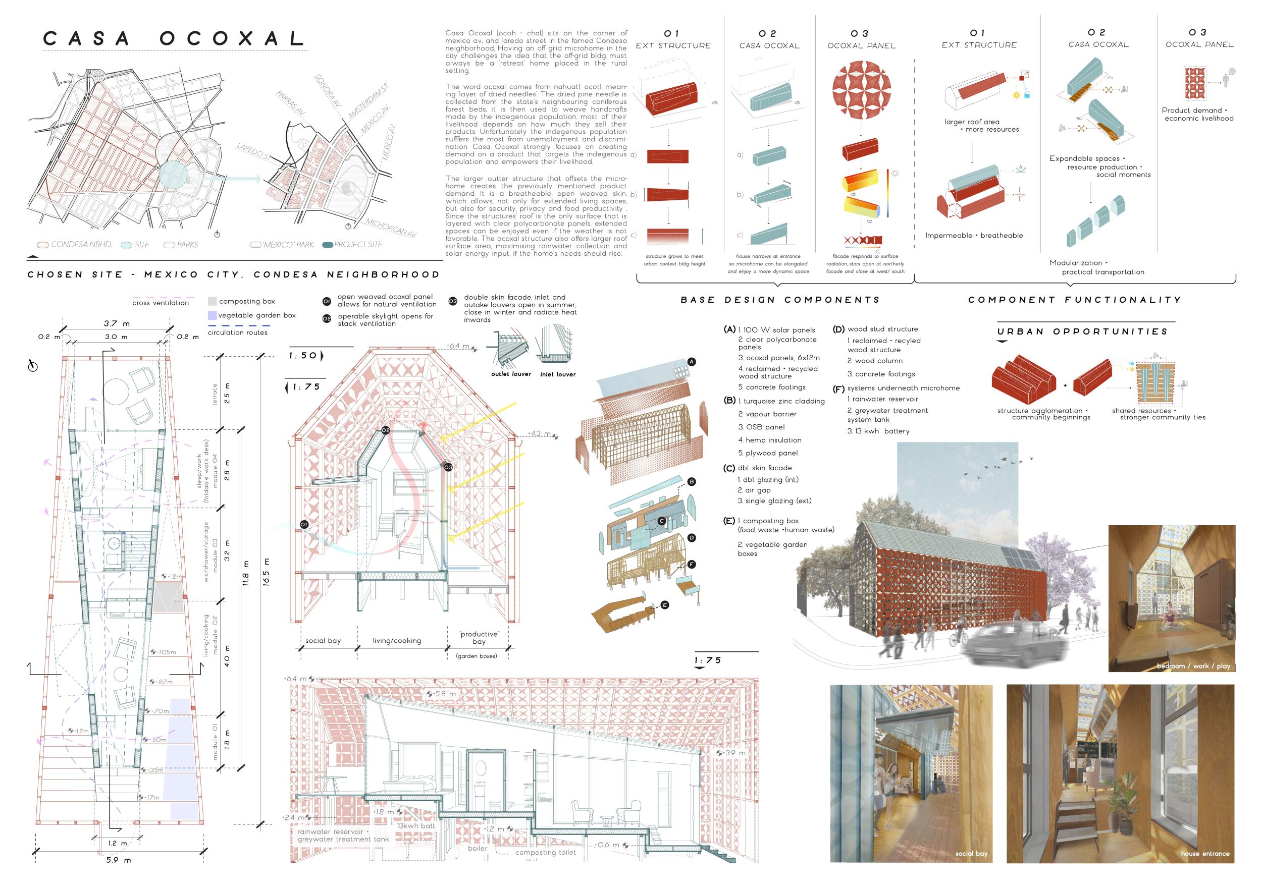 Architecture project // Open-Weaved Skin and Clear Polycarbonate in a ...