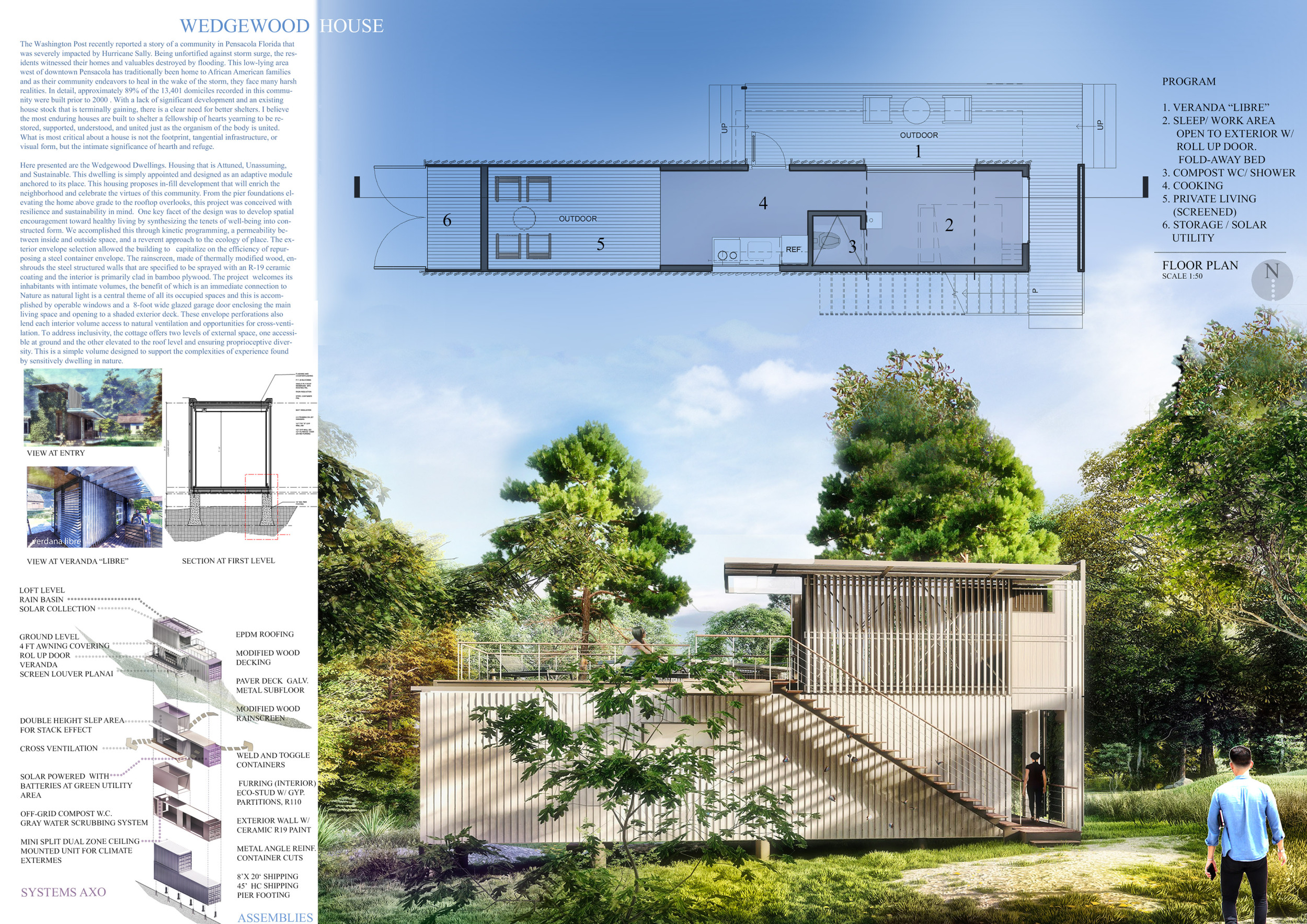 Architecture project // Elevated Living Spaces with Thermally Modified ...