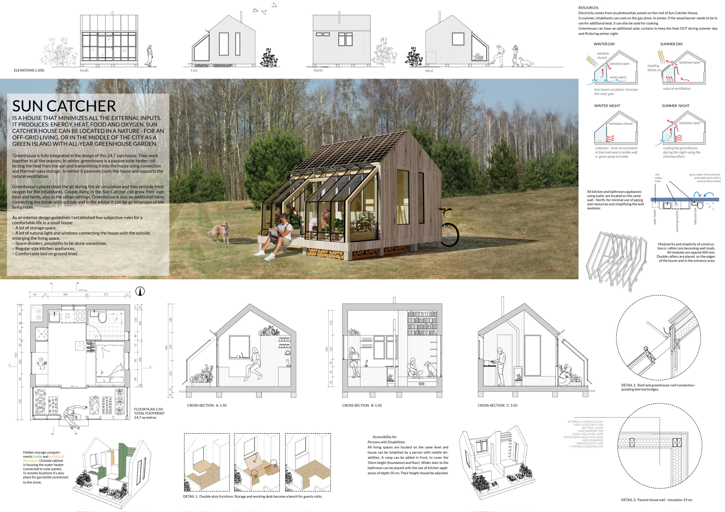 Architecture project // Myco Foam Insulation Meets Greenhouse Living in ...