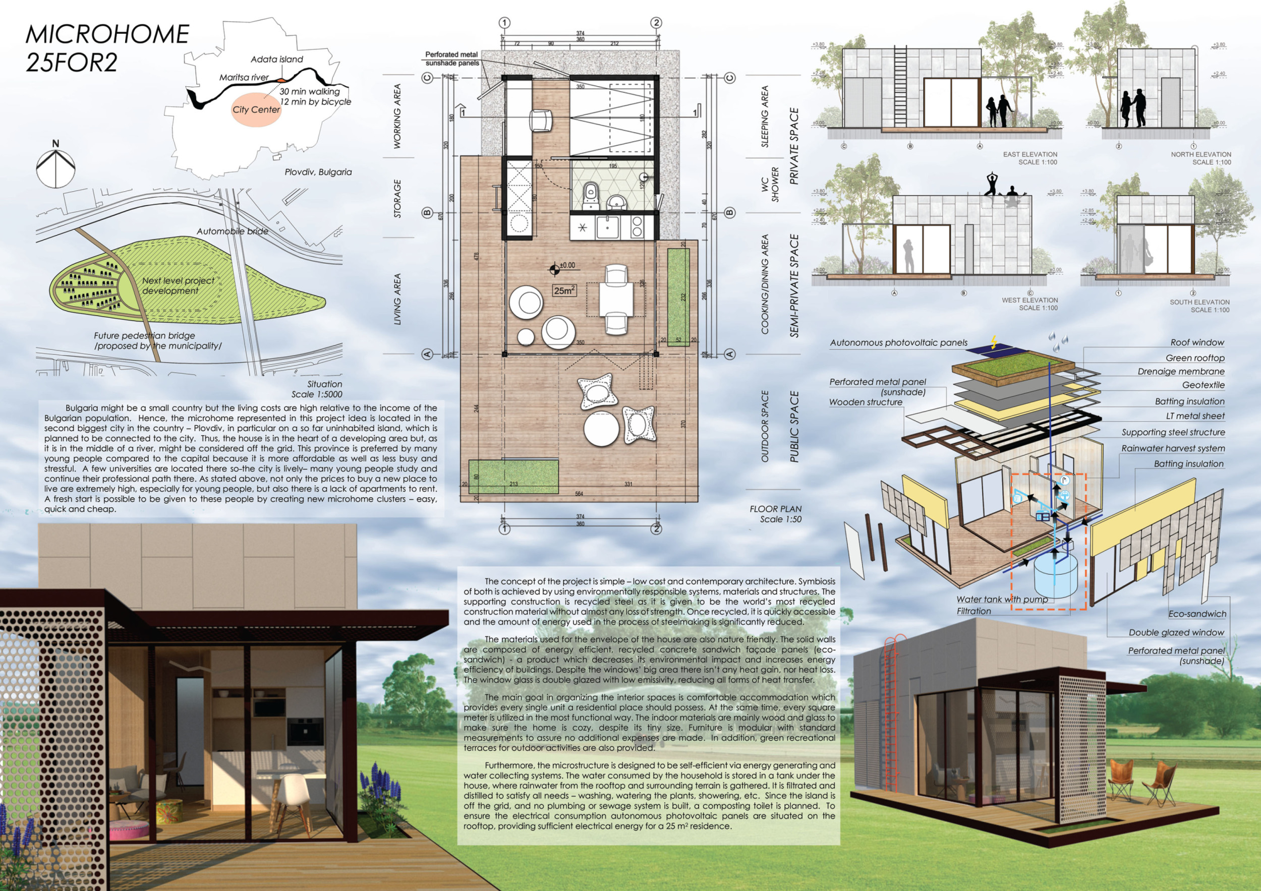 Architecture project // Recycled Steel and Eco-Sandwich Panels in ...