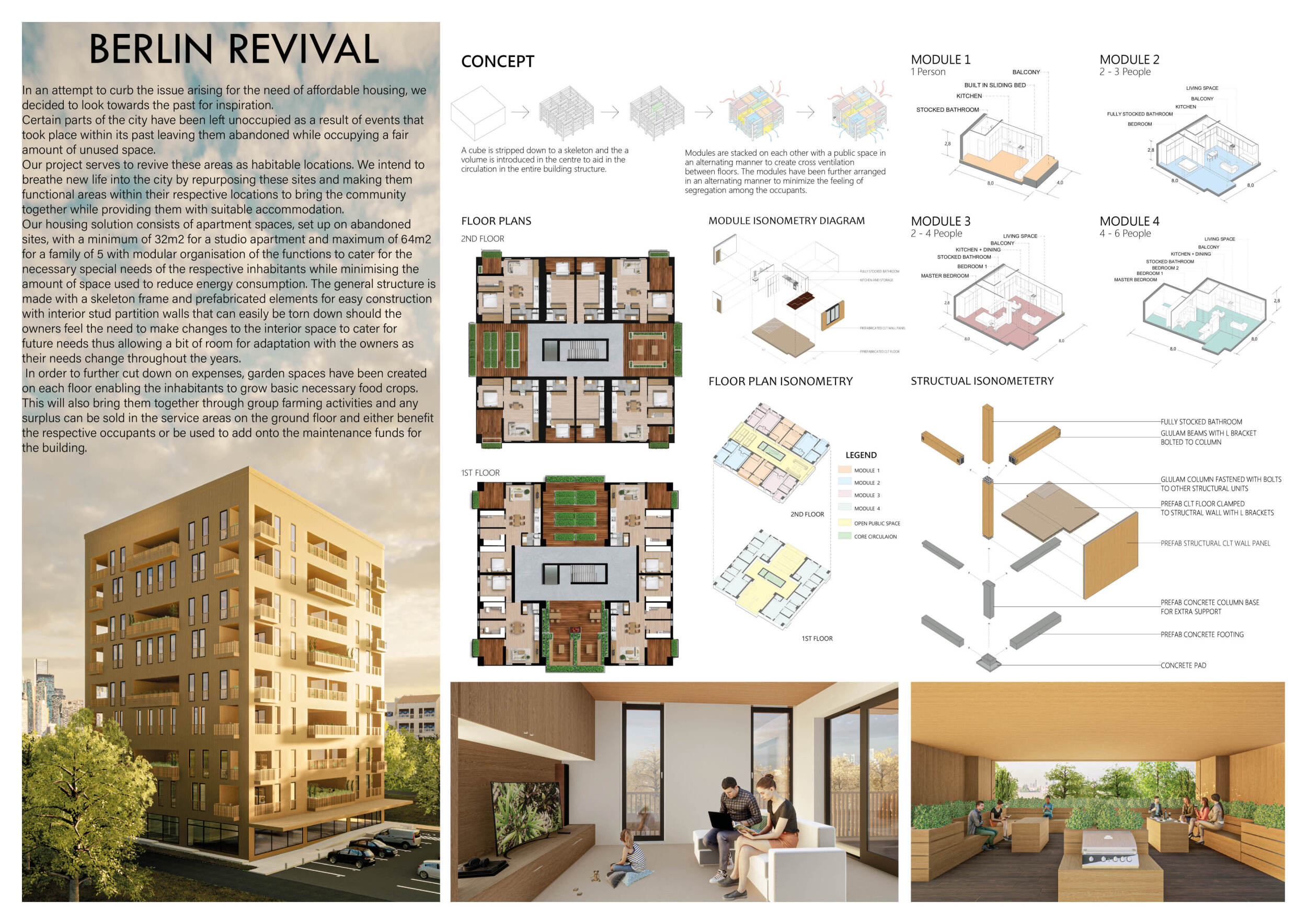 Architecture project // Urban Gardening Integrated Within Modular ...