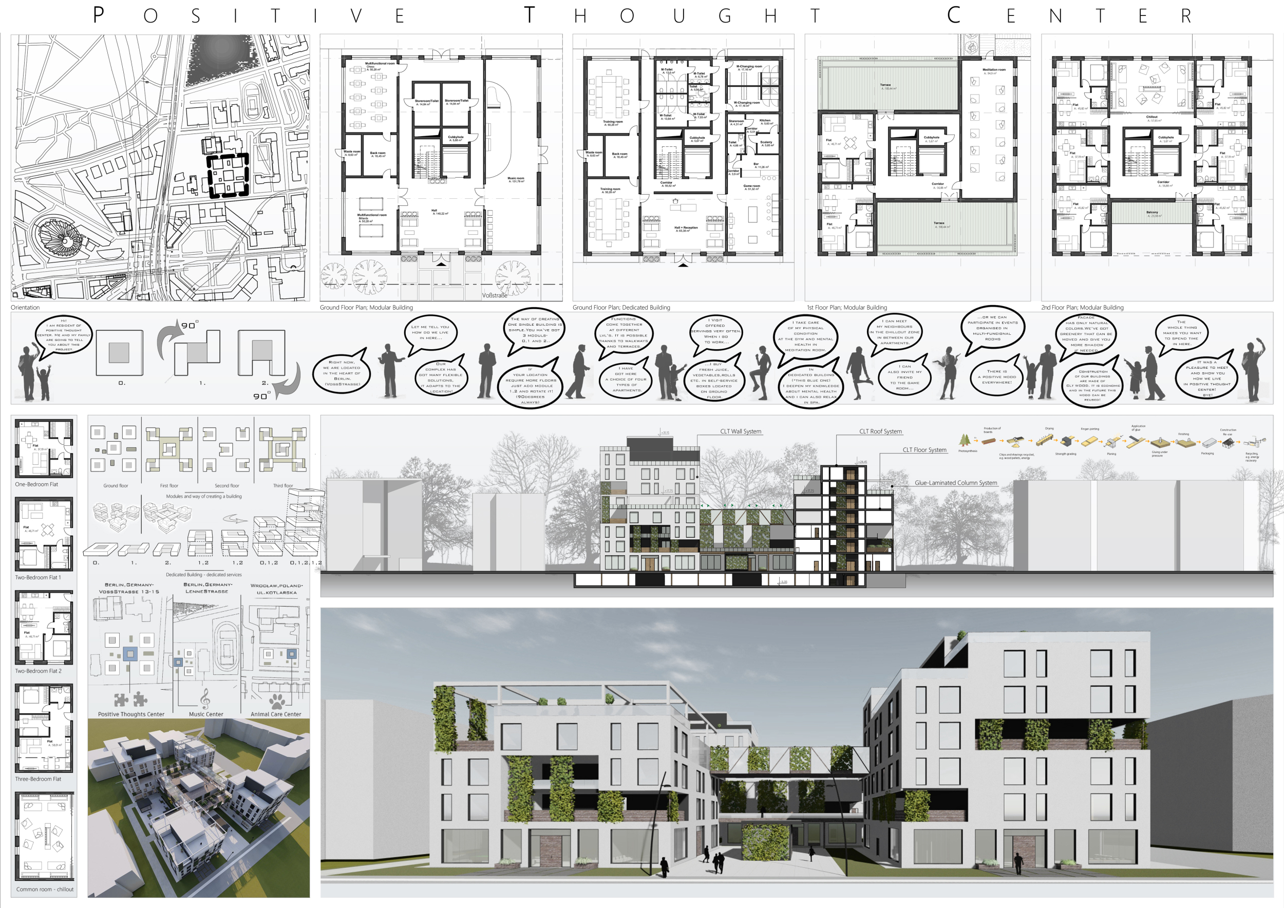 Architecture project // Flexible Terraces and Natural Colors in Modular ...