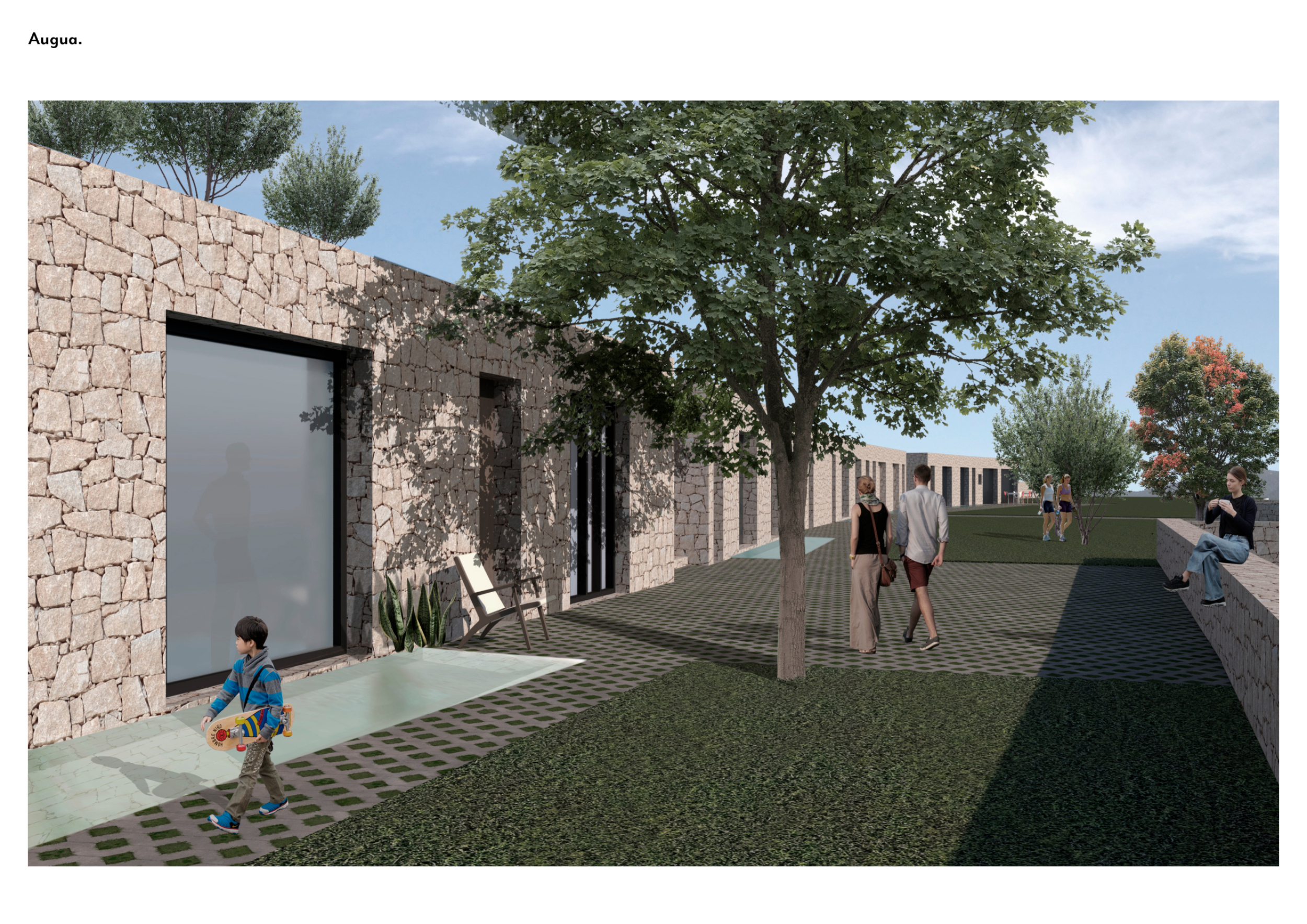 Architecture project // Ponds and Terraces Creating Community Within a ...