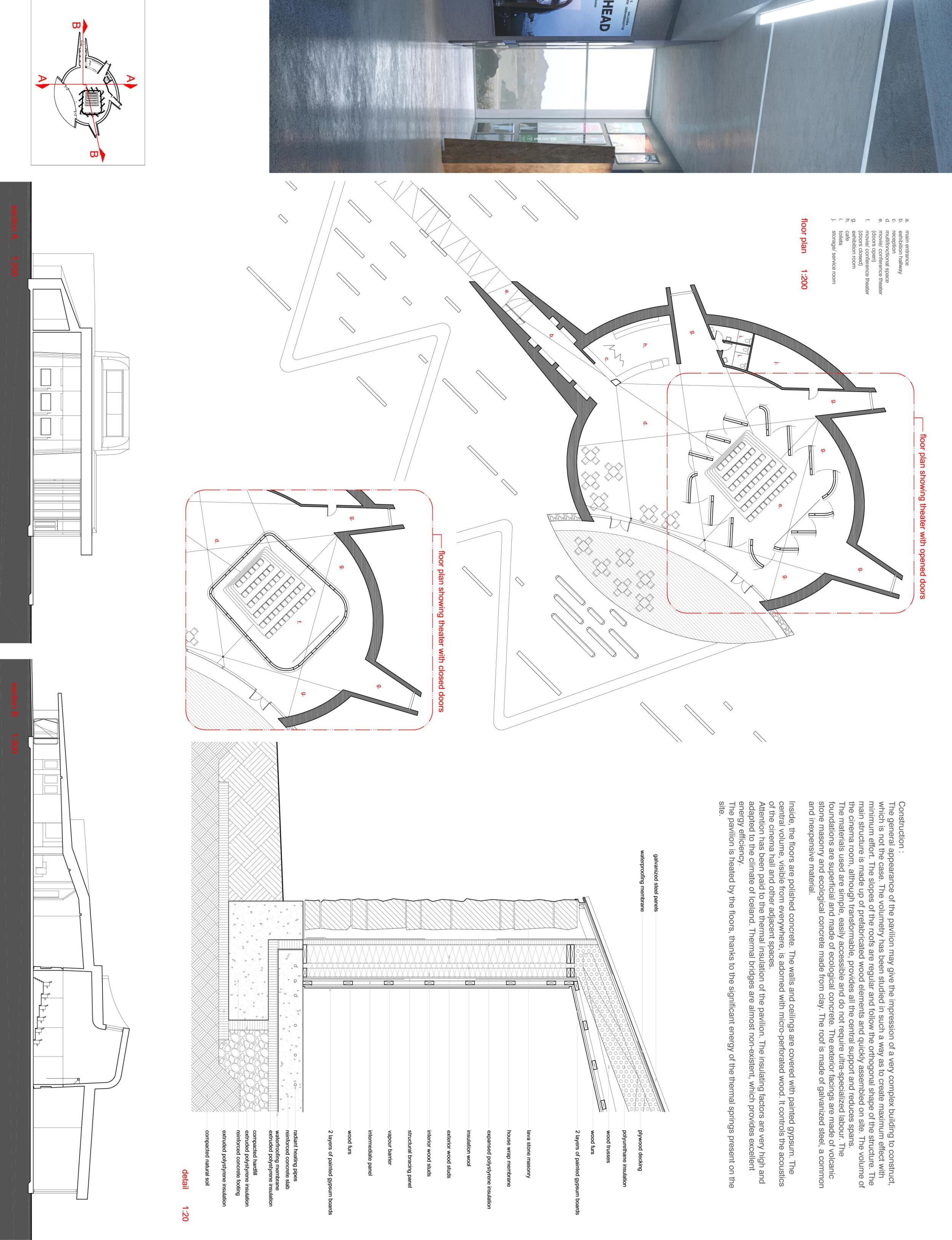 Architecture project // Volcanic Blocks and Pivoting Doors Create a ...