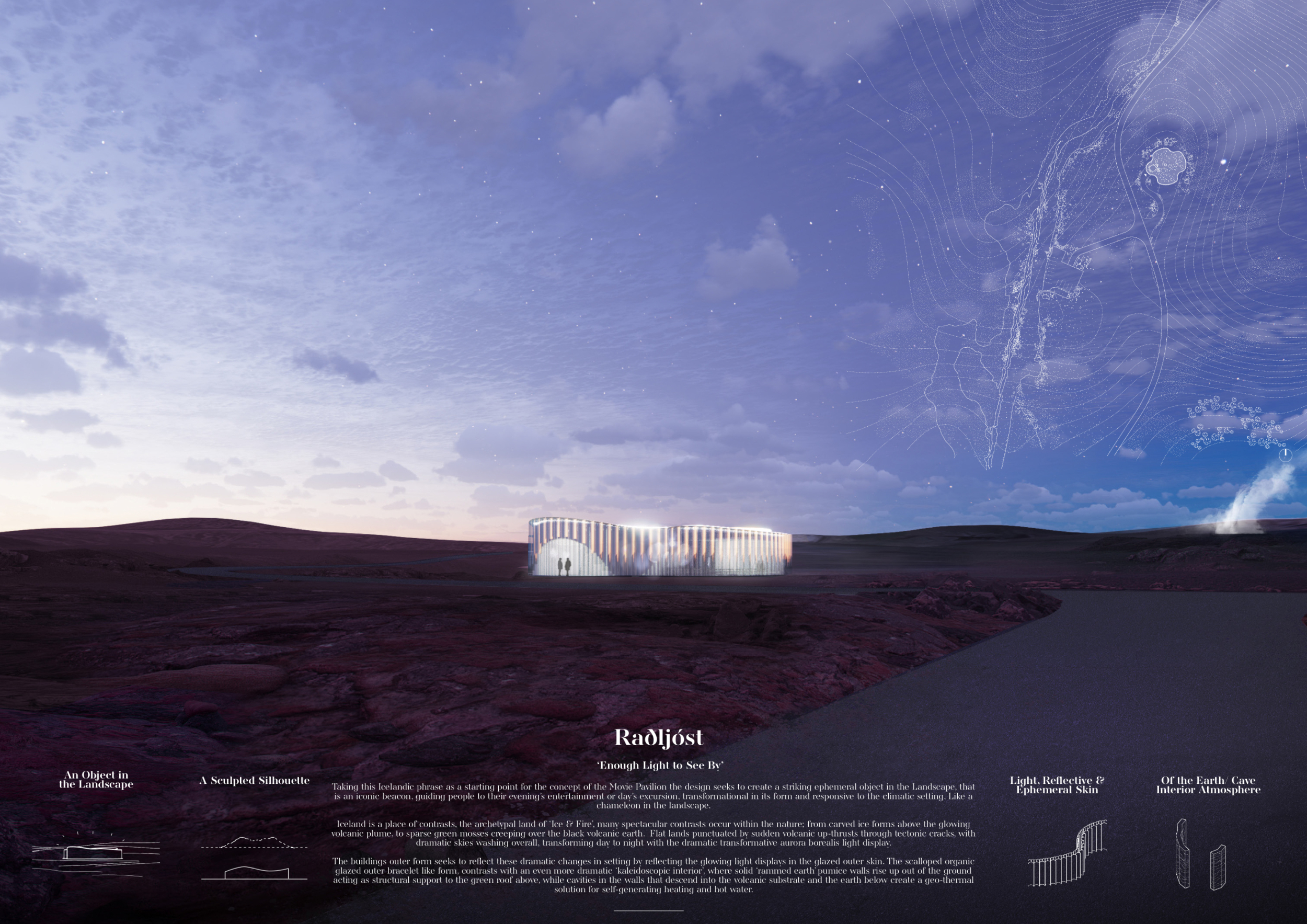 Architecture project // Rammed Earth Walls Envelop a Glazed Space for ...
