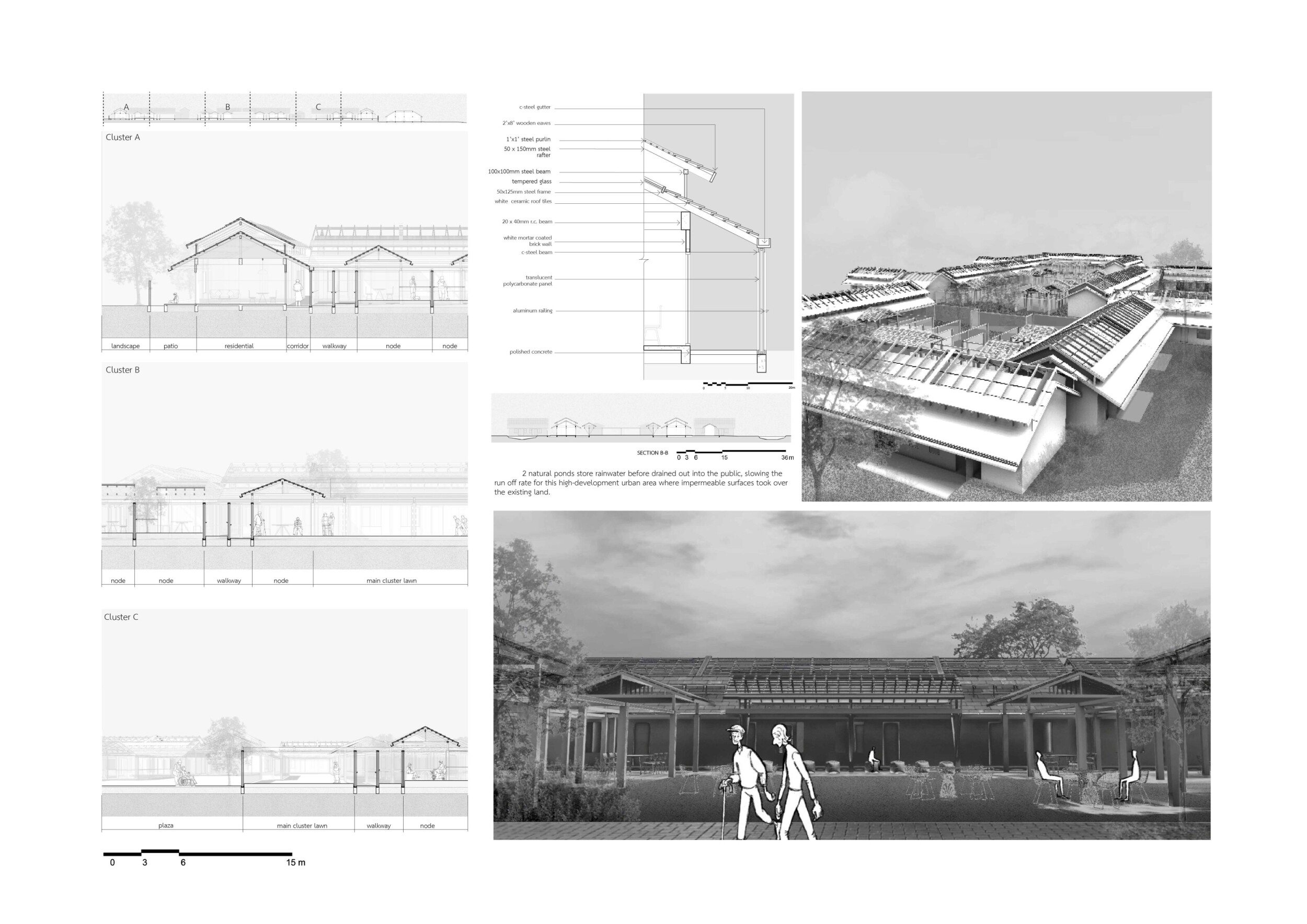 Architecture project // Natural Ponds and Treated Wood Define Community Housing for Seniors
