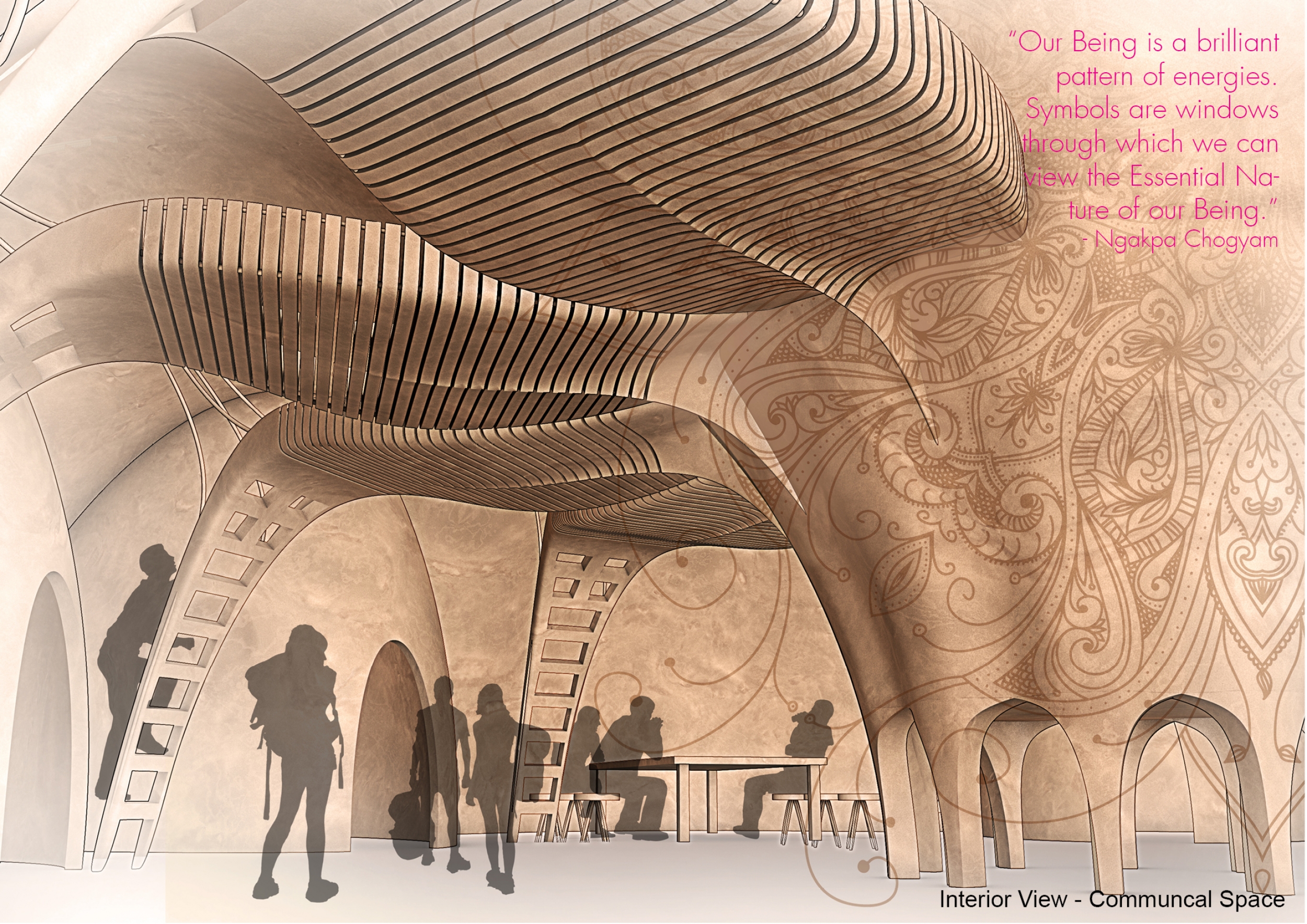 Architecture project // Rammed Earth Structure with Etfe Roofing ...