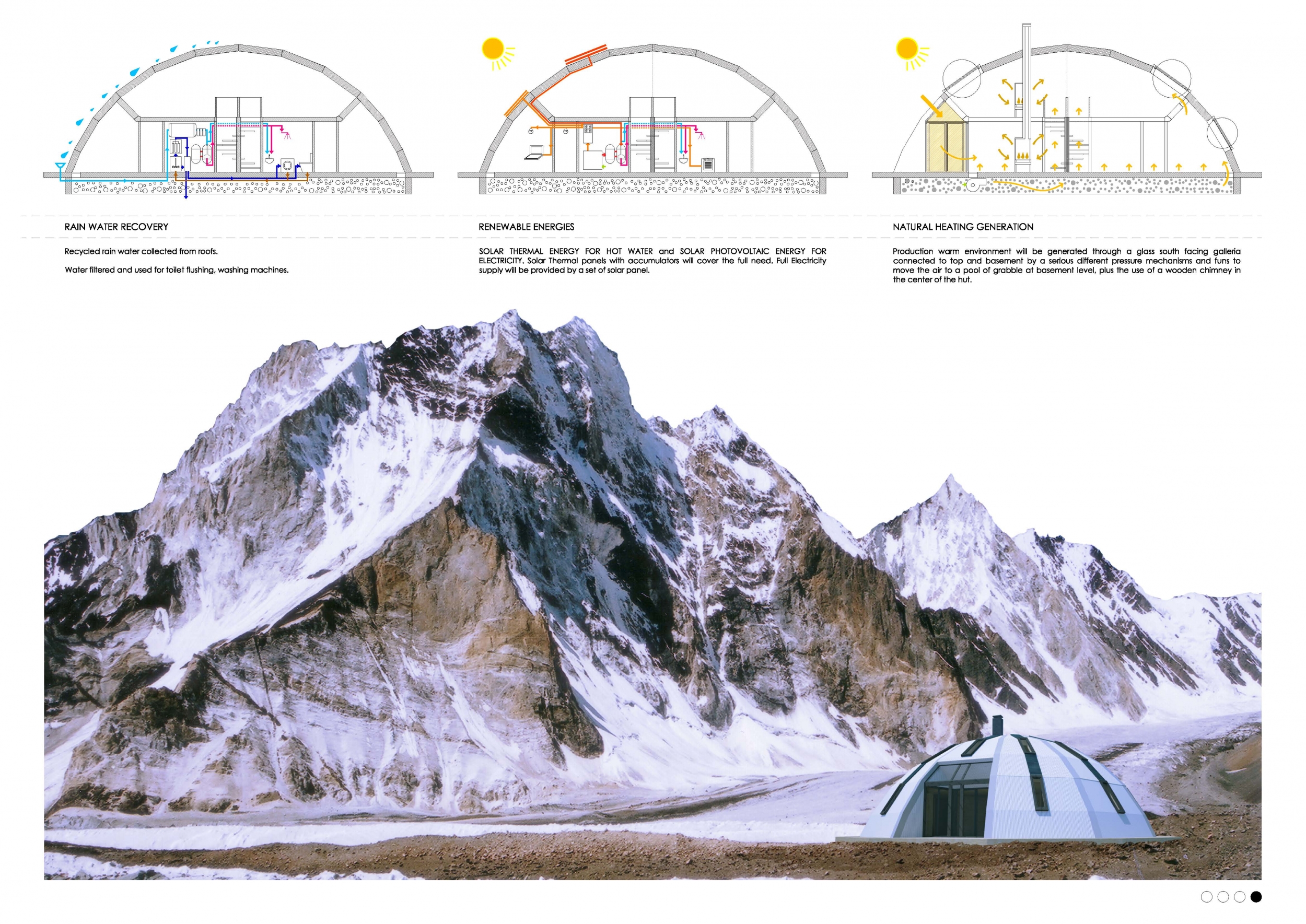 Architecture project // Pyramidal Structure Crafted from Charred Wooden ...