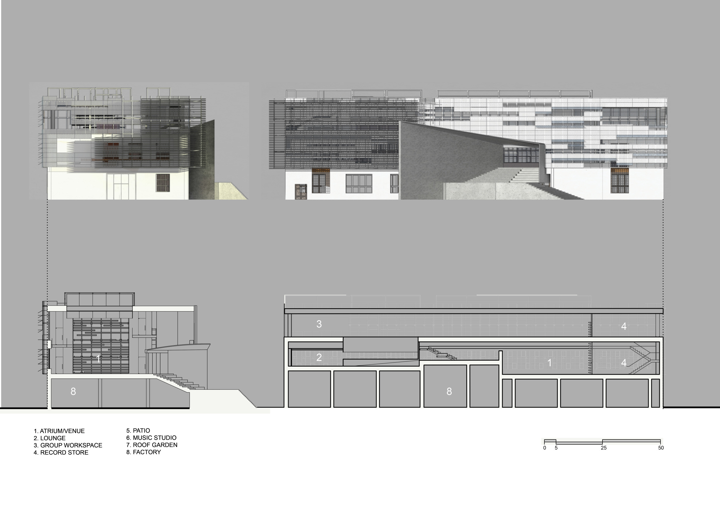 Architecture project // Acoustic Spaces Enhanced by Perforated Metal ...