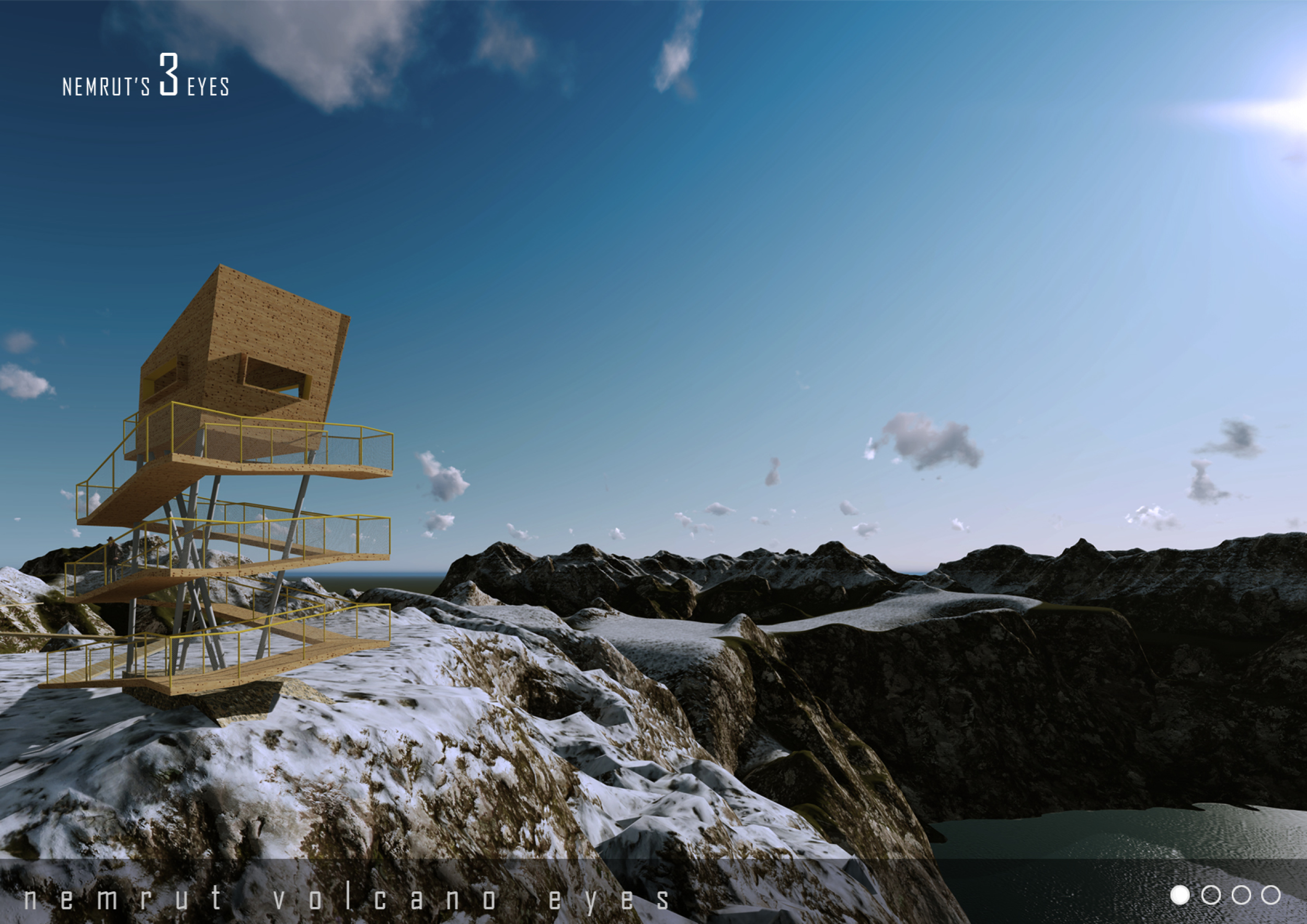 Architecture project // Elevated Observation Platform Crafted from ...