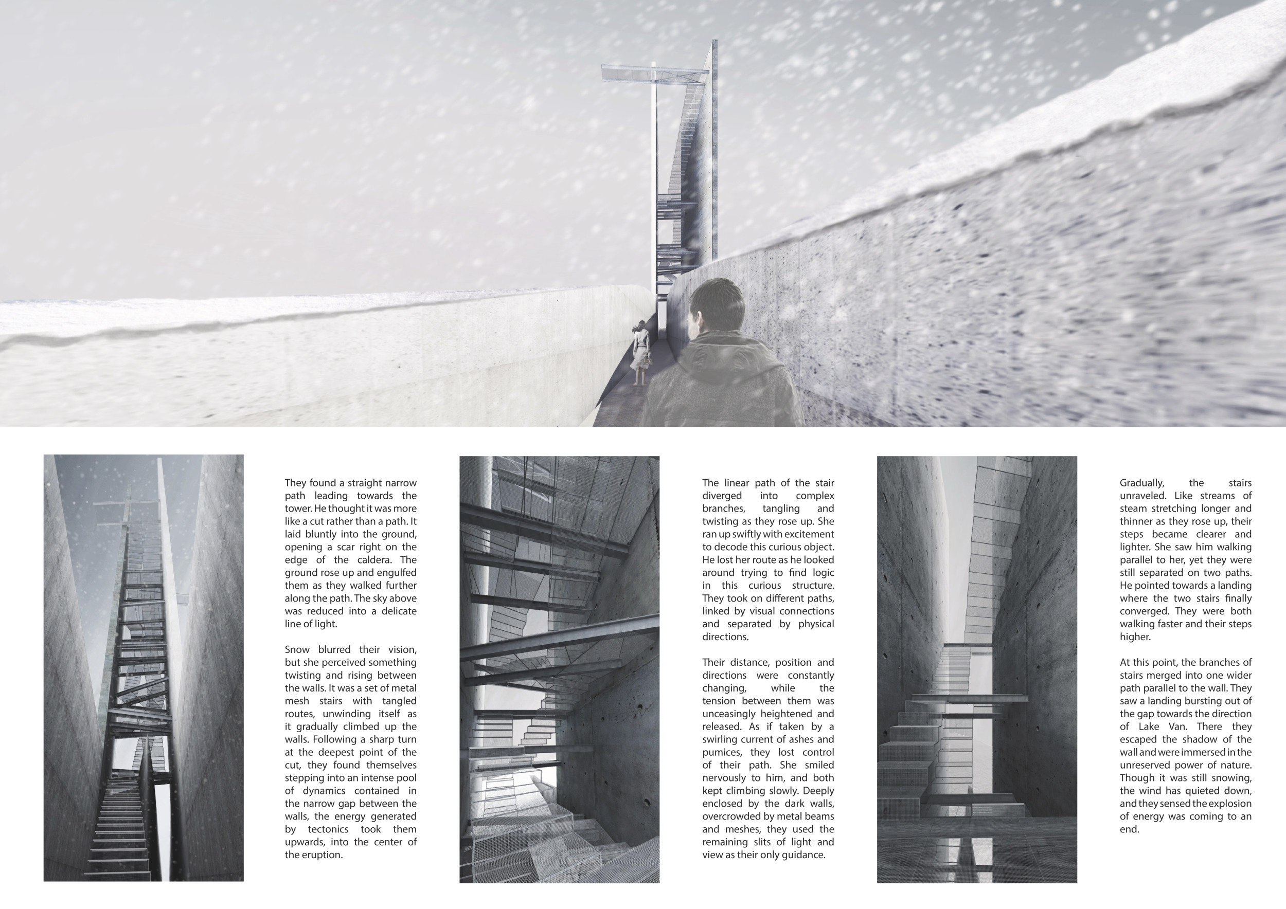 Architecture project // Cantilevered Viewing Platform Crafted from ...
