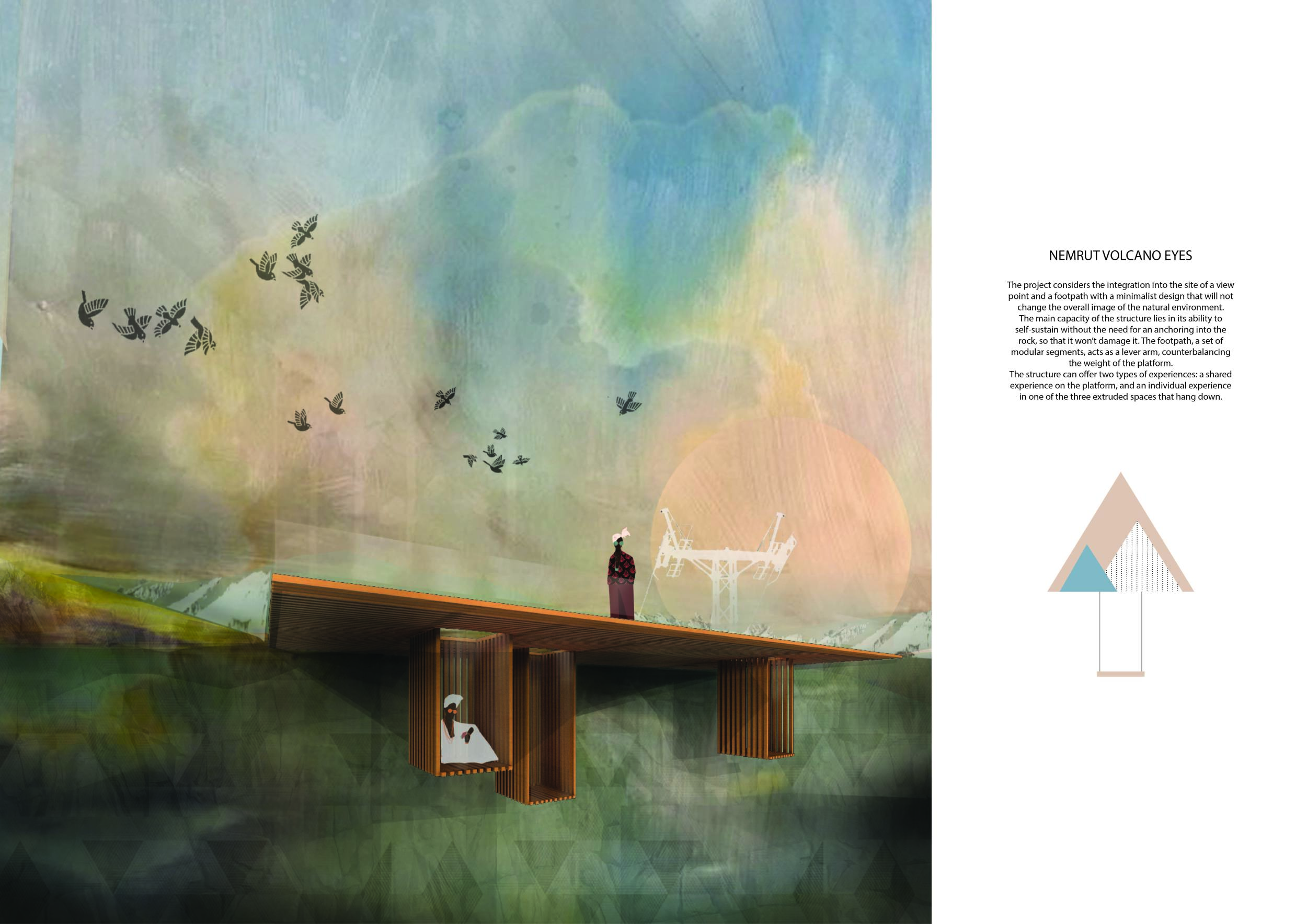 Architecture project // Modular Footpath with Safety Glass and Oak Wood ...