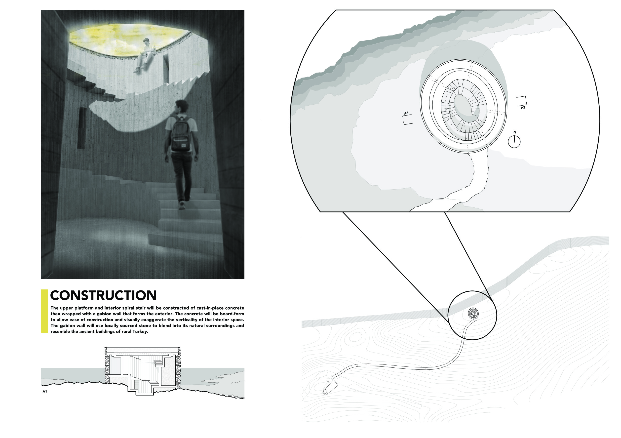 Architecture project // Cylindrical Structure with Locally Sourced ...