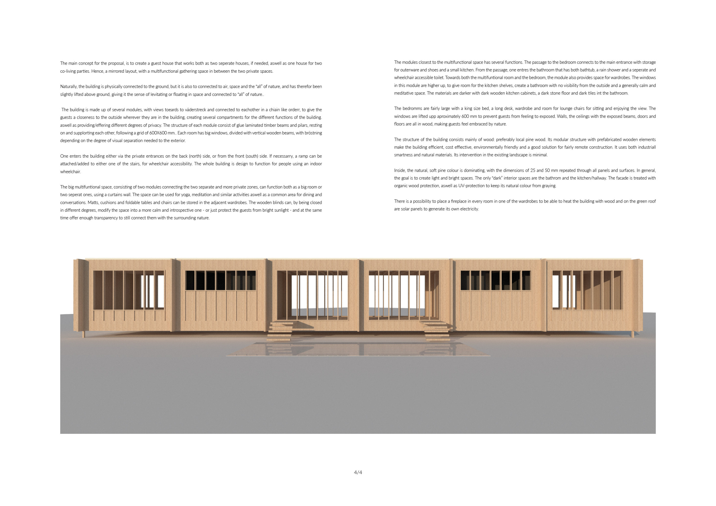 Architecture project // Elevated Living with Glulam Structures and ...