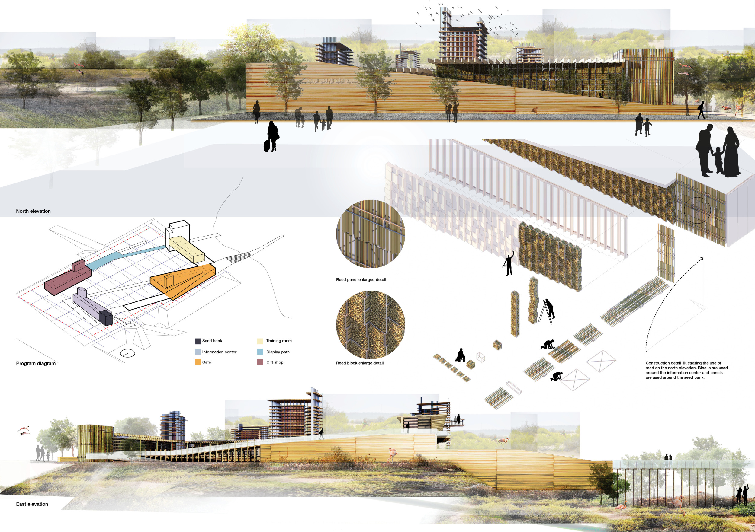 Architecture project // Reed Panel Structures Elevating Habitat ...