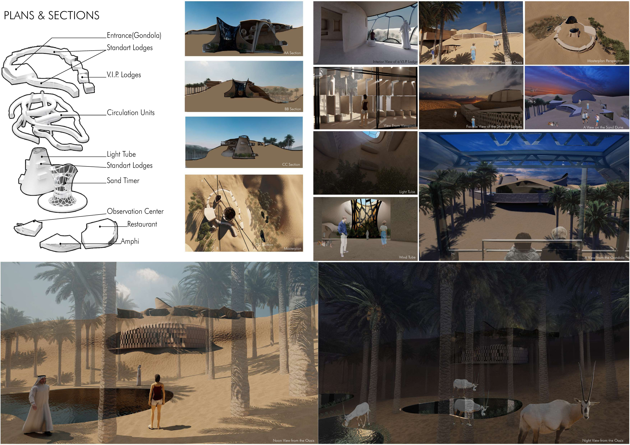 Architecture project // Sand Brick Structures and Natural Light Tubes ...