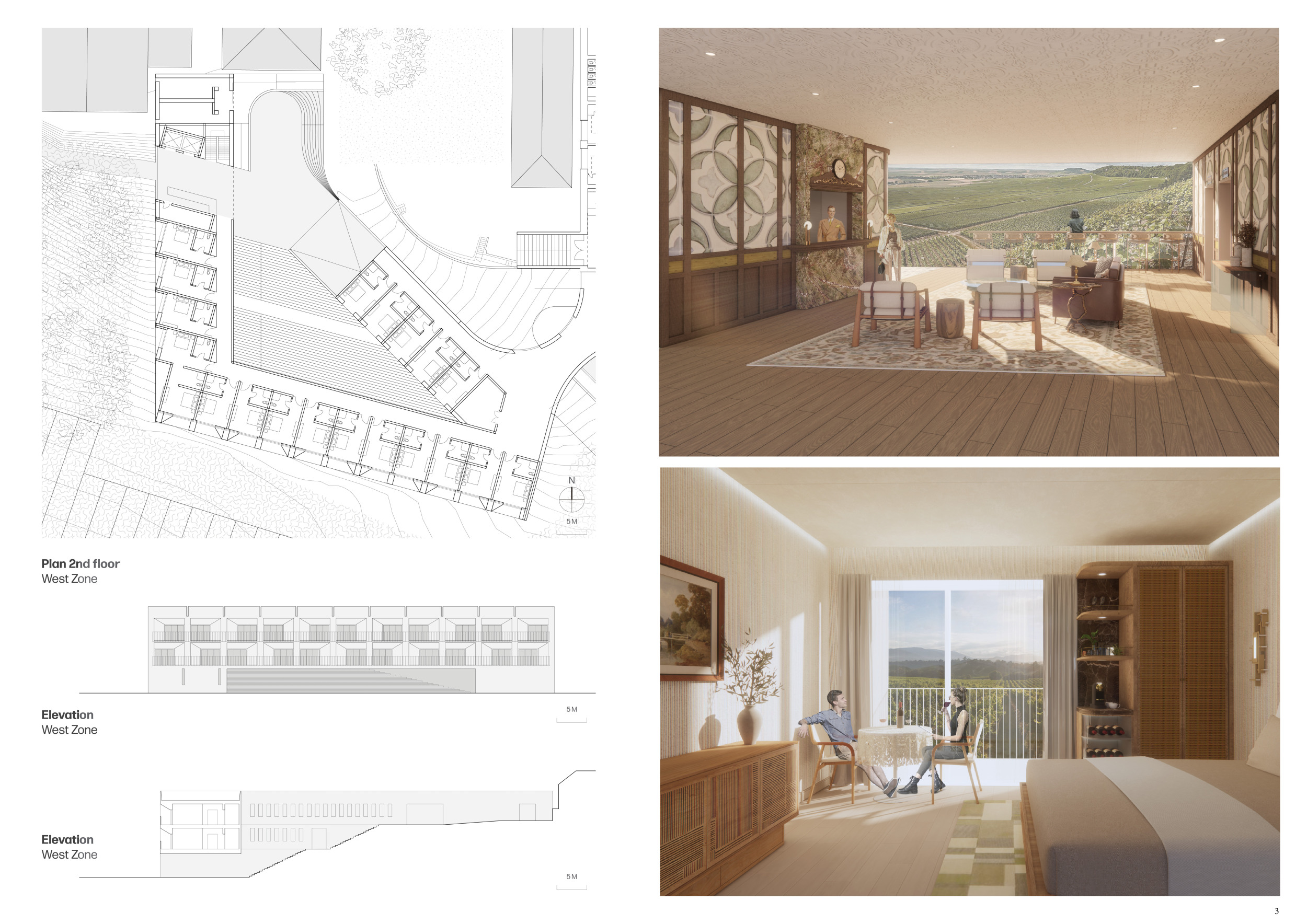 Architecture project // Elevated Areas and Courtyards Integrate Natural ...