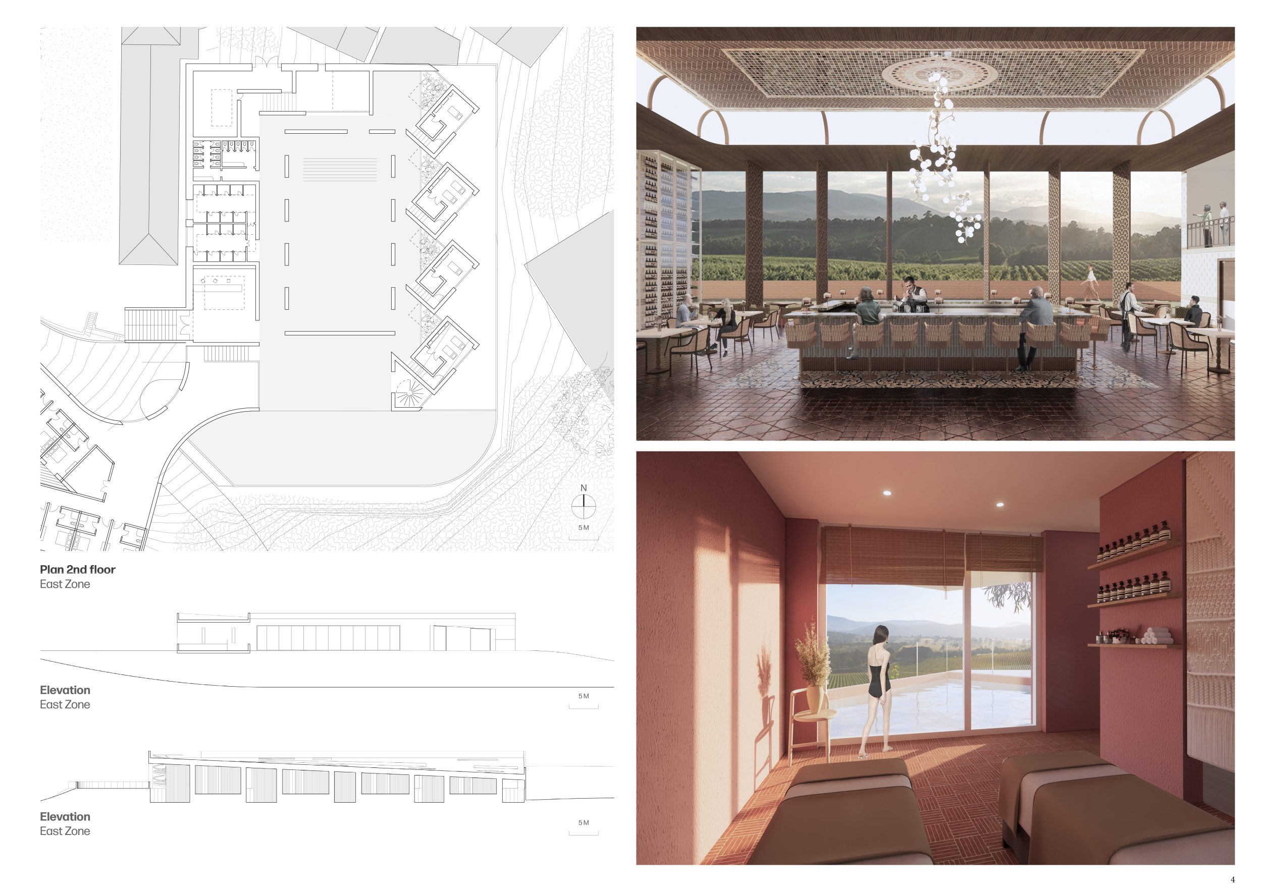 Architecture project // Elevated Areas and Courtyards Integrate Natural ...
