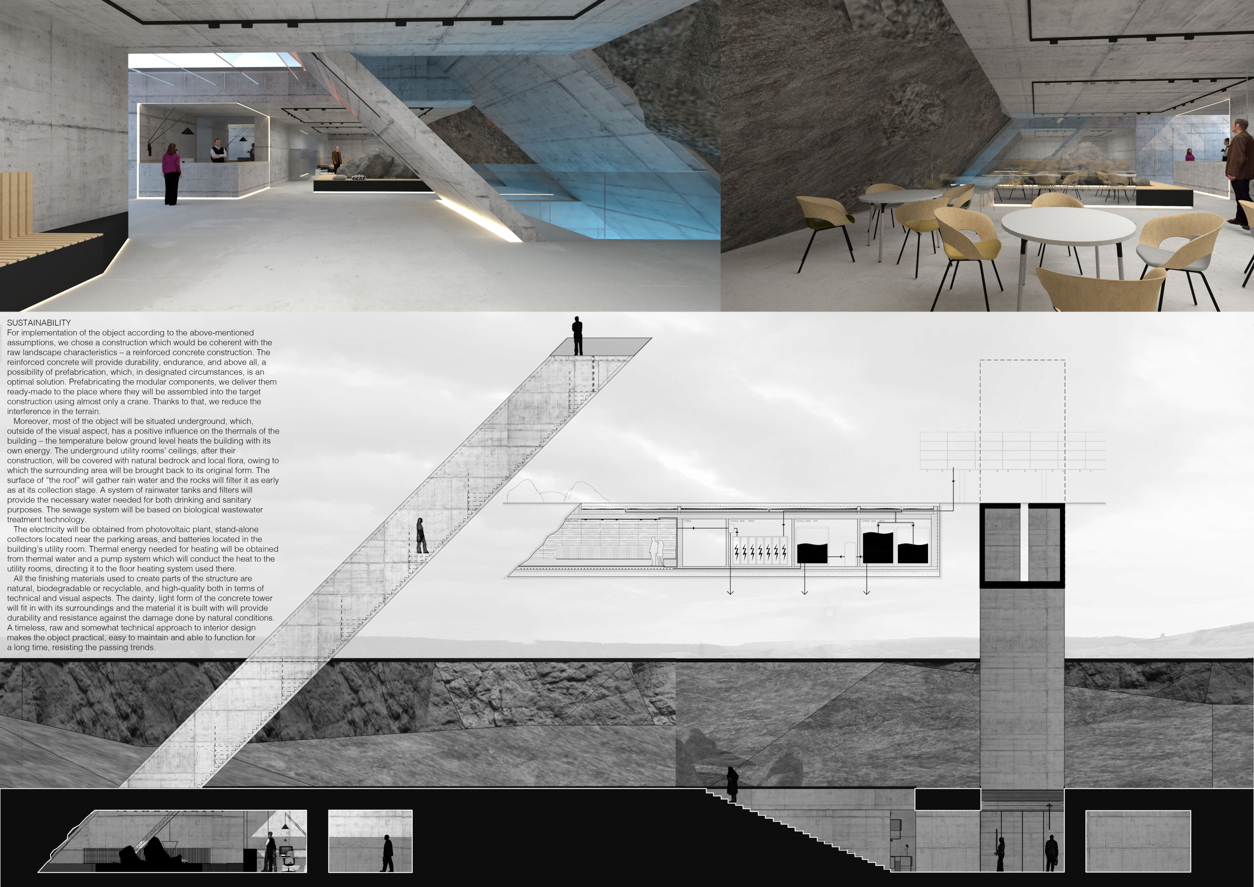 Architecture project // Reinforced Concrete Lookout Tower Enhancing ...