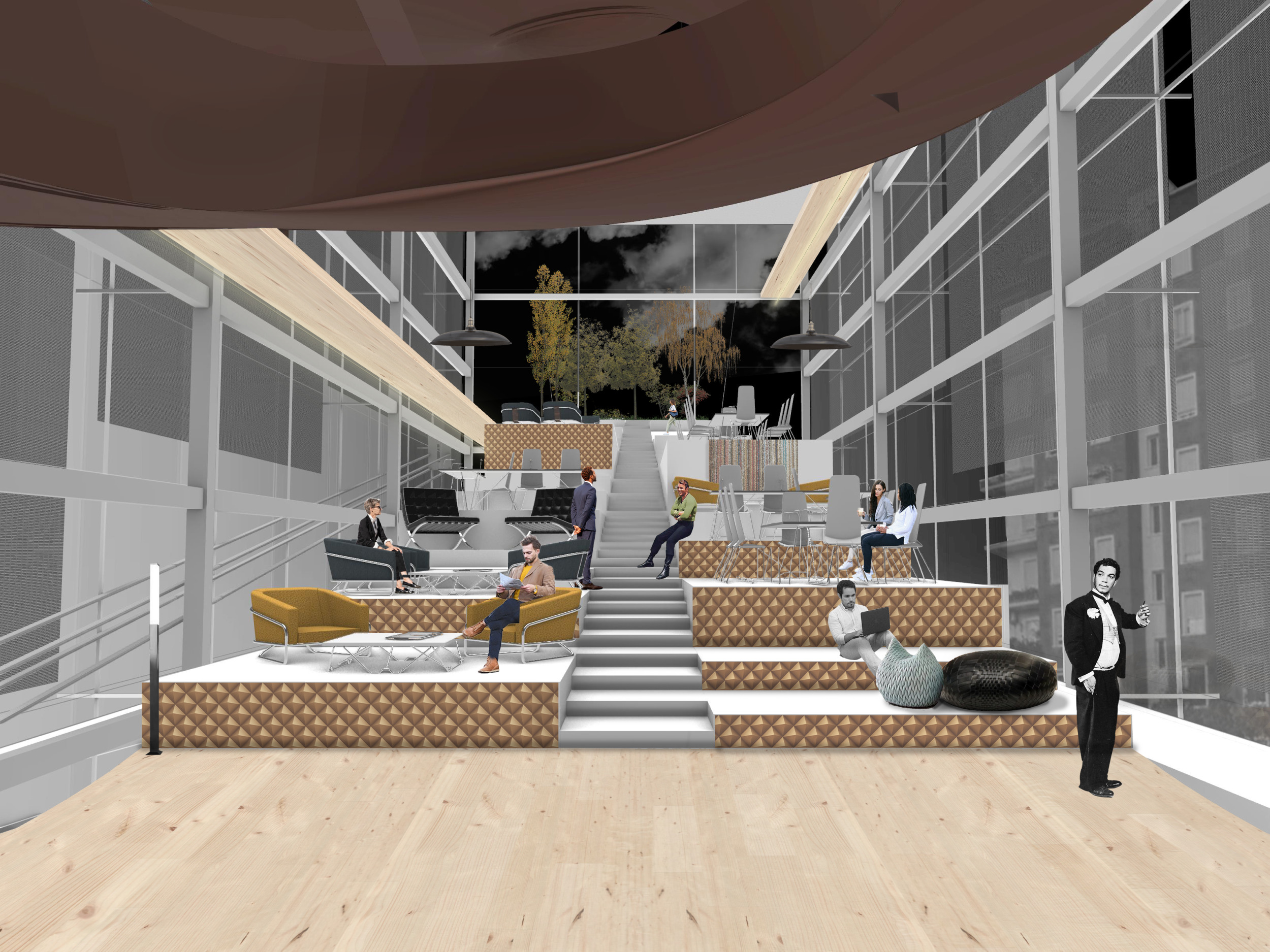 Architecture project // Sculptural Staircase Enhancing Connectivity ...