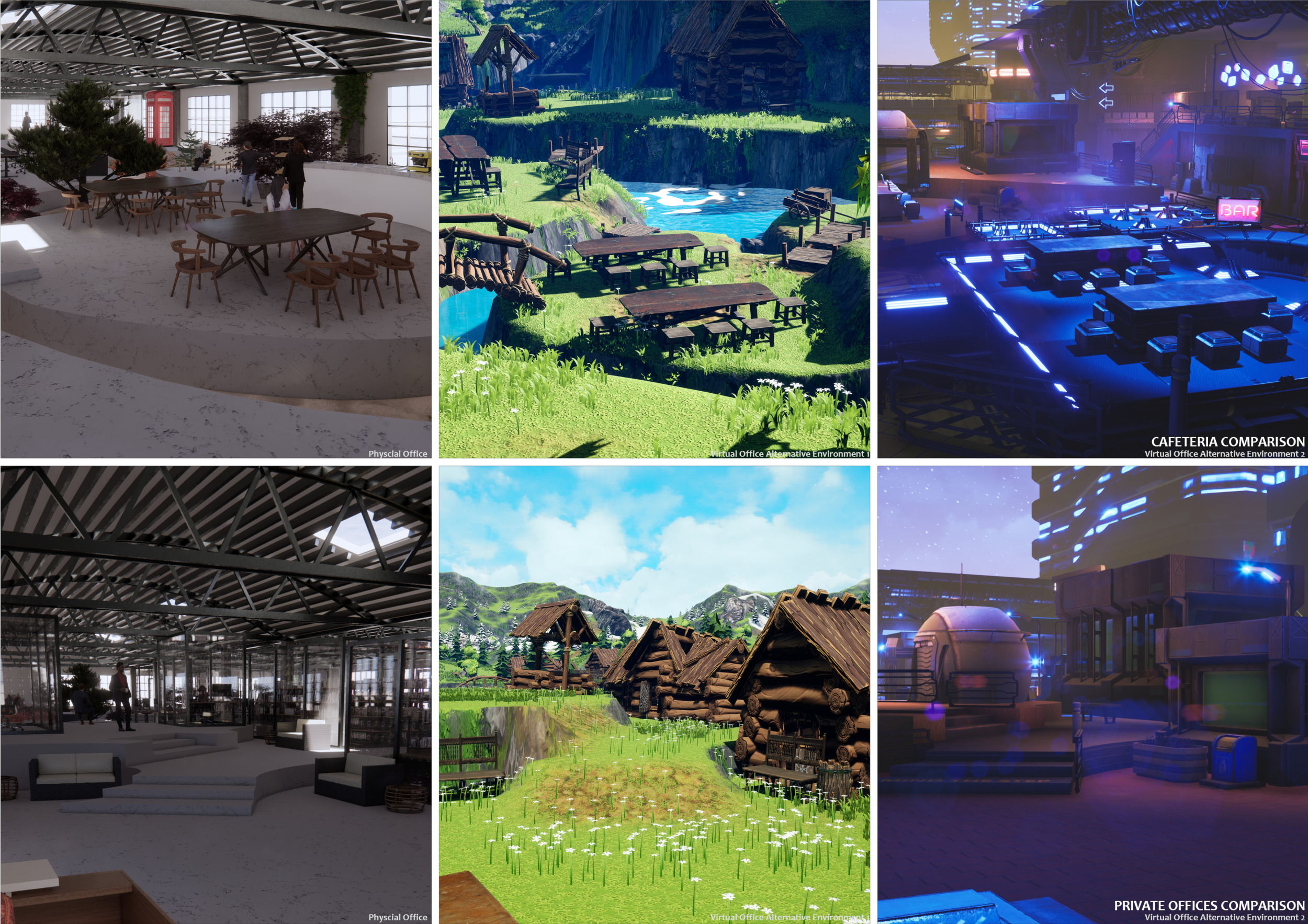 Architecture project // Dual Workspace Model with Virtual Integration ...