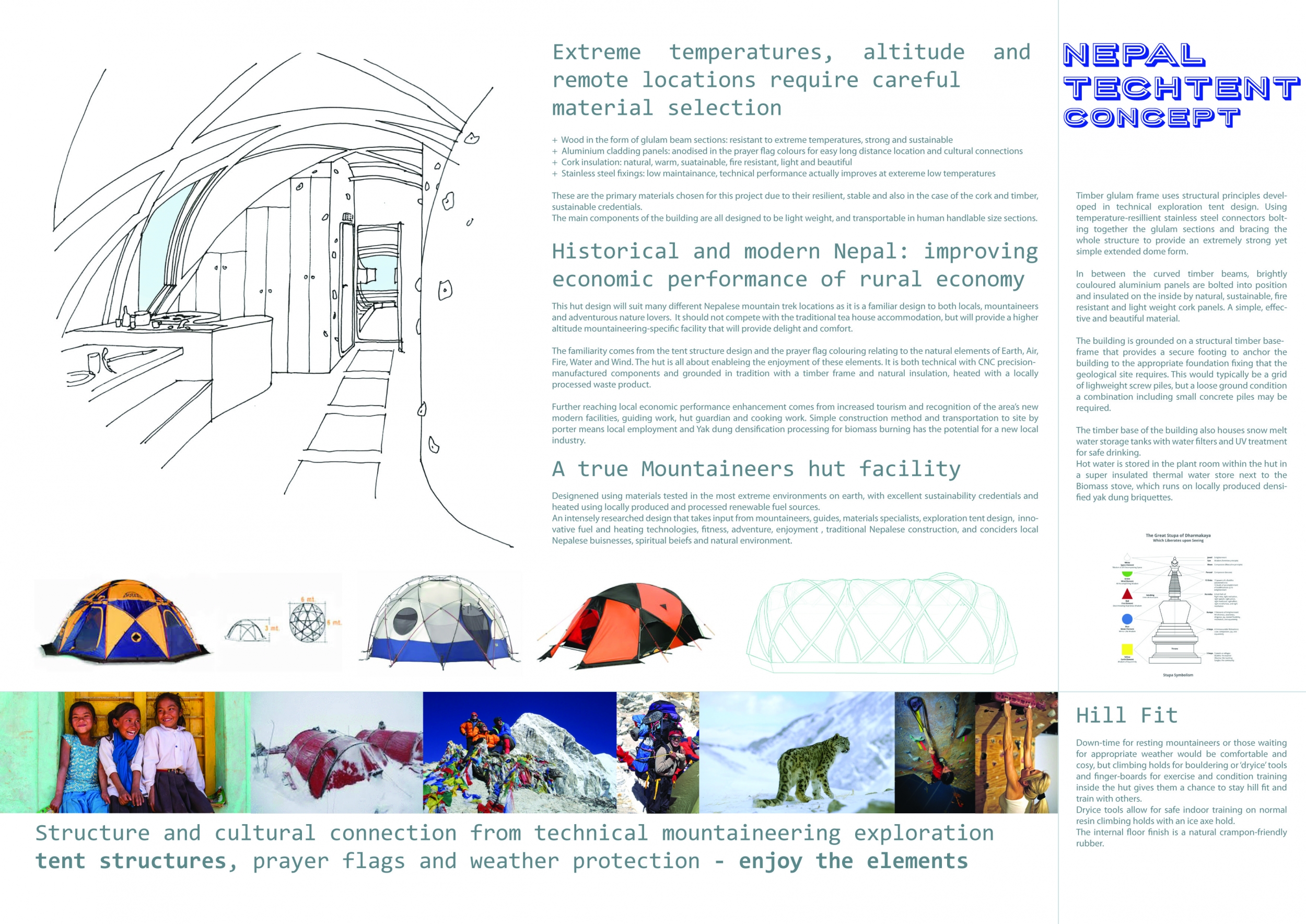 Architecture project // Yak Dung Heating and Glu-Lam Structure for ...