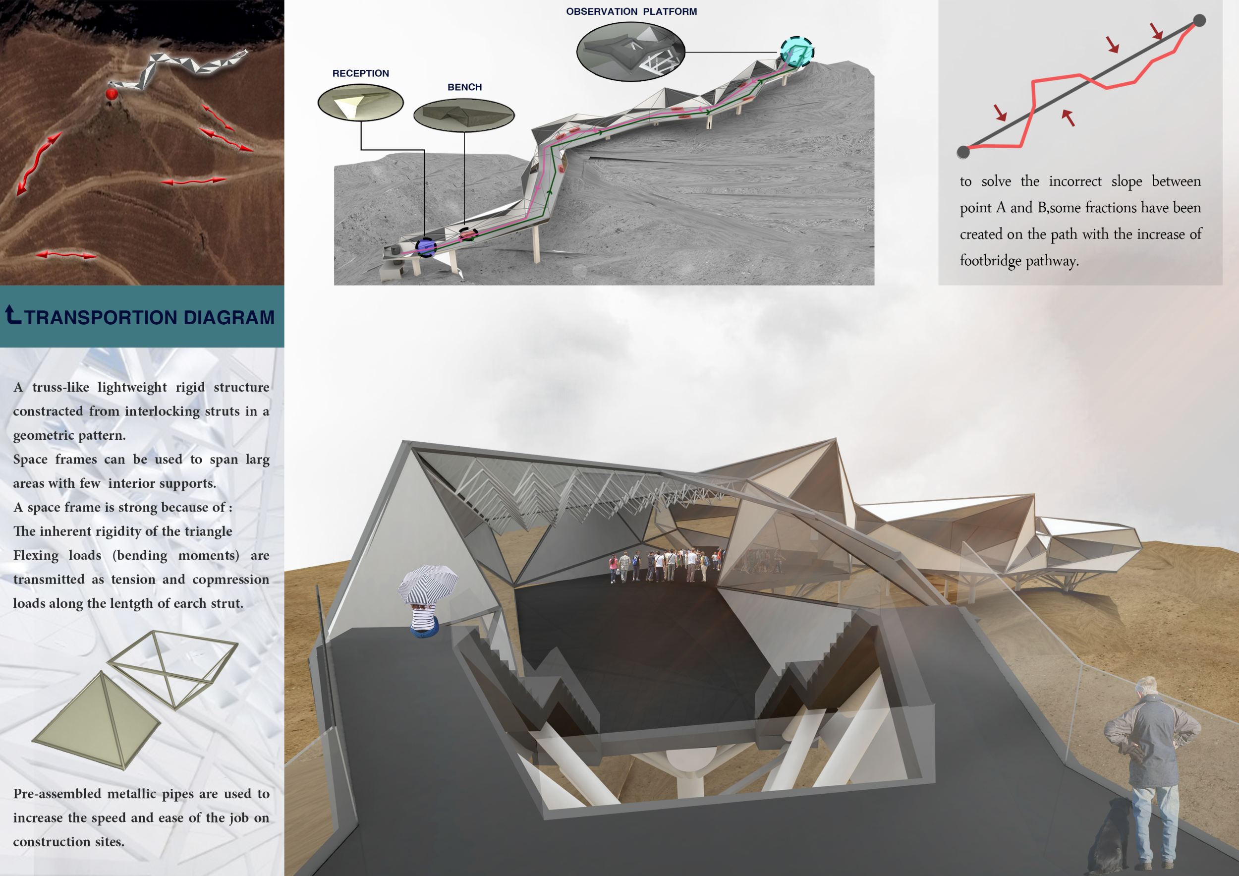 Architecture project // Interlocking Geometric Form Crafted from Steel ...