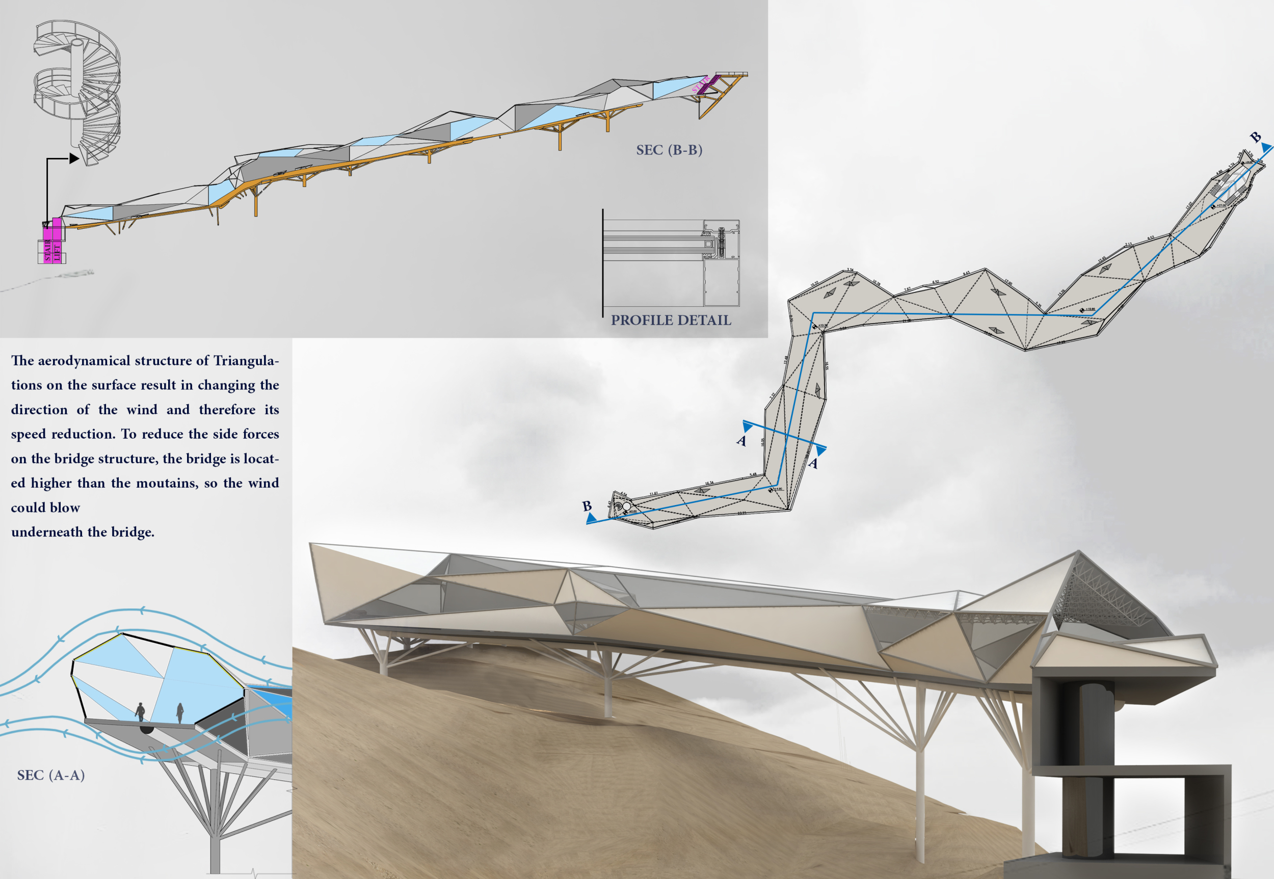 Architecture project // Interlocking Geometric Form Crafted from Steel ...