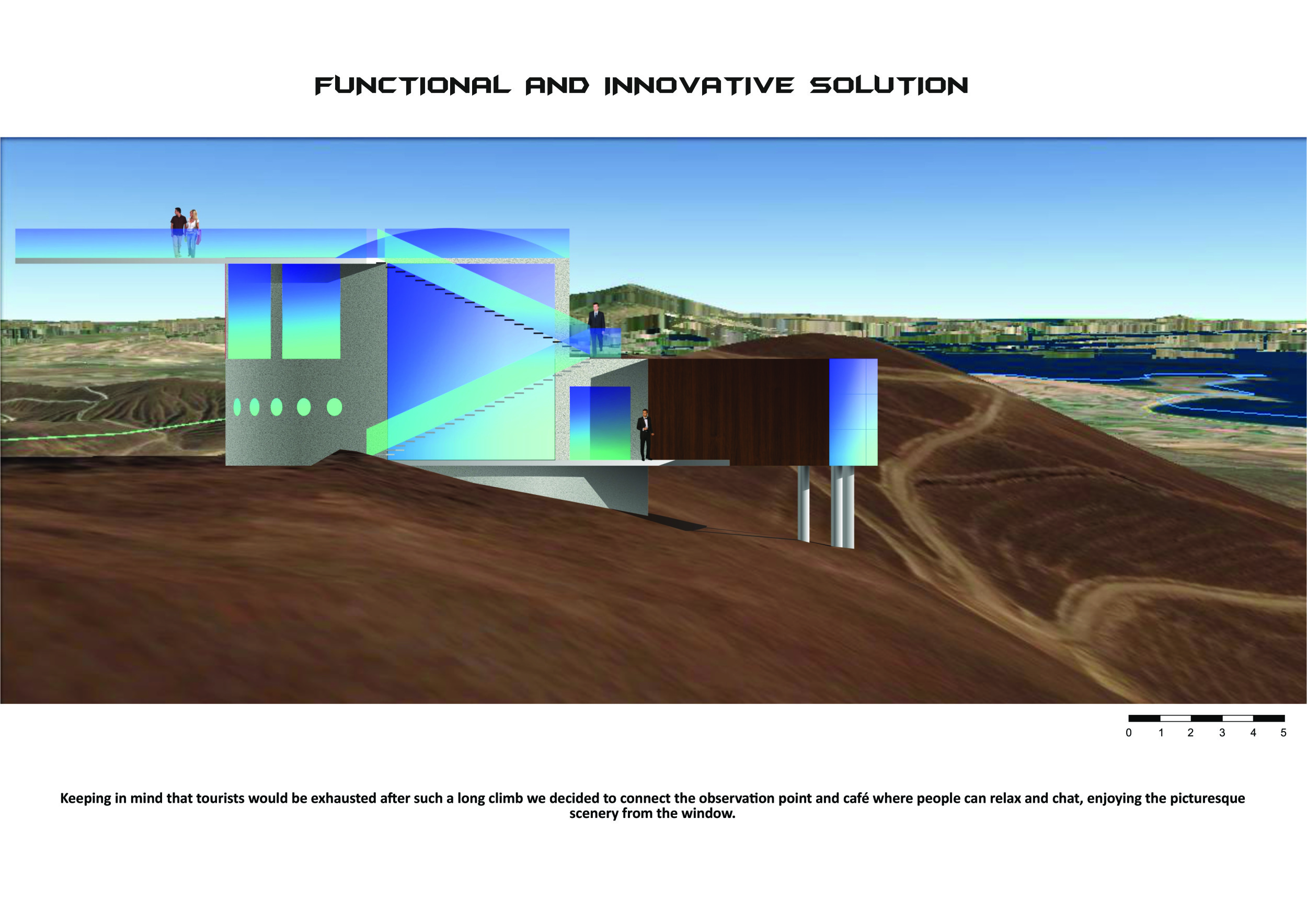 Architecture project // Curvilinear Structure with Glass Façade ...