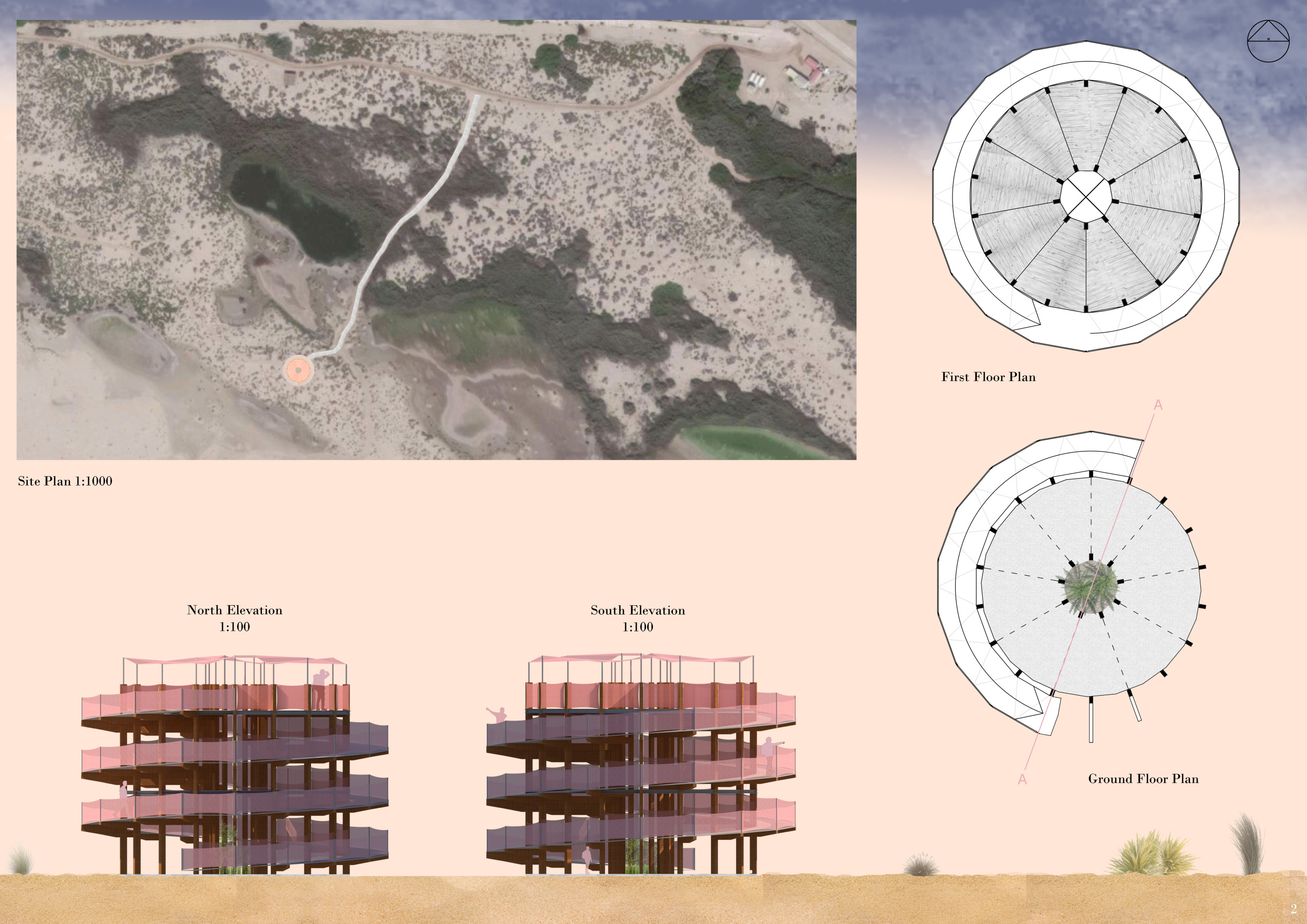 Architecture project // Spiraling Ascent of Glu-Laminated Timber ...