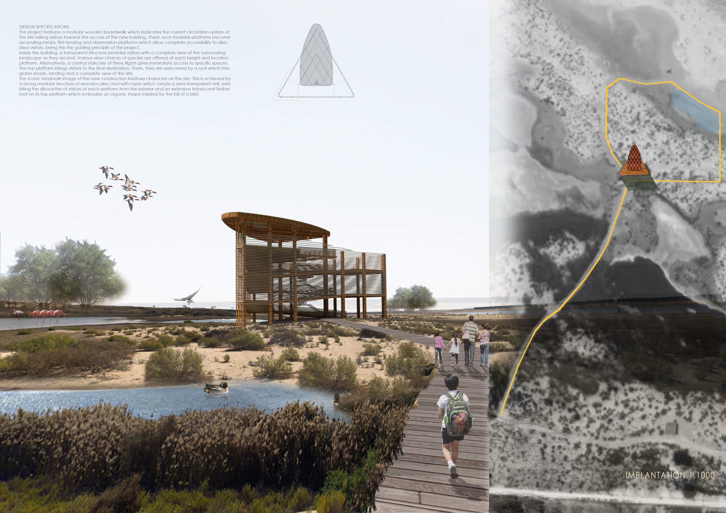 Architecture project // Timber Platforms Suspended in a Natural ...