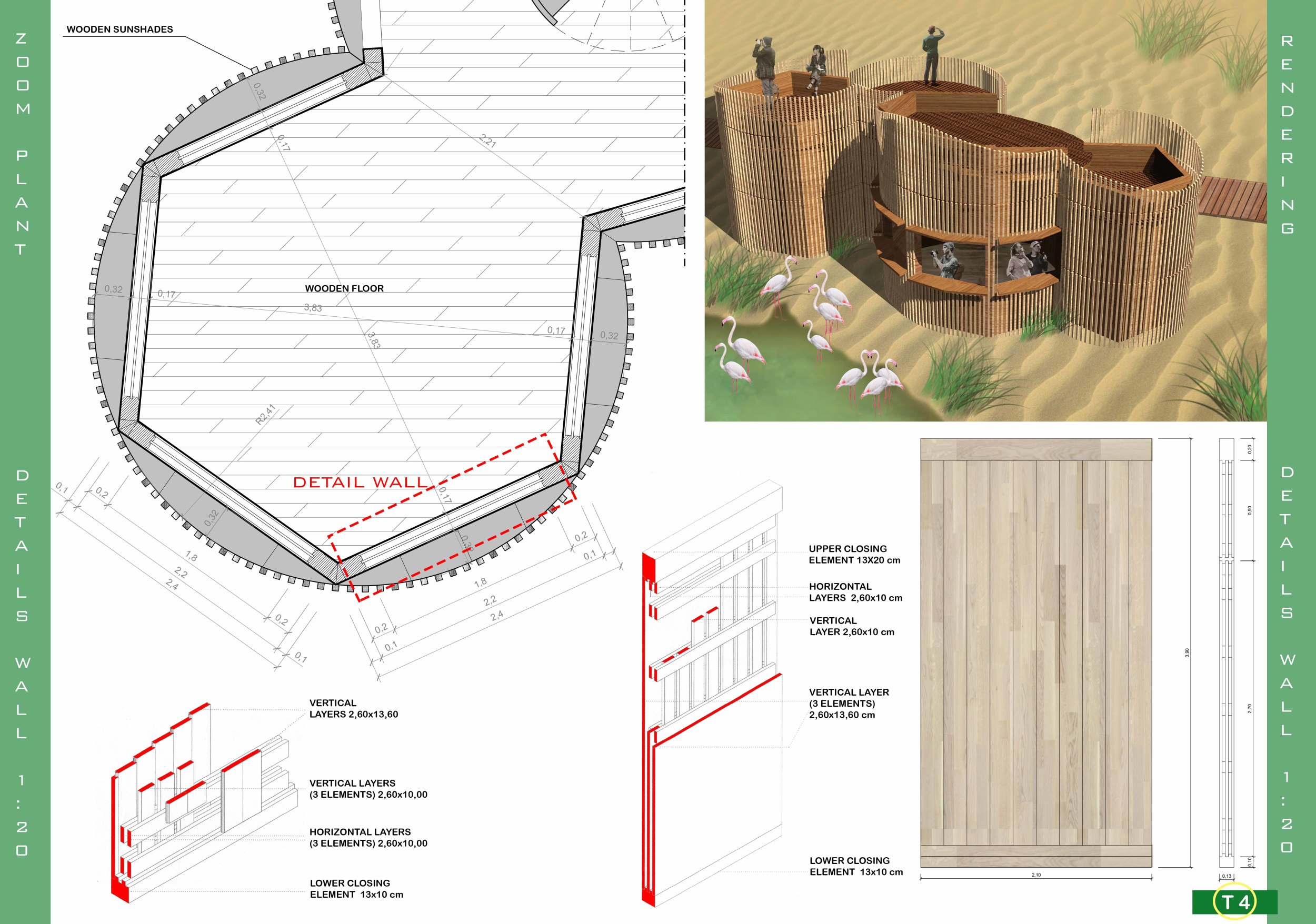 Architecture project // Wooden Sunshades Framing Natural Observatories ...