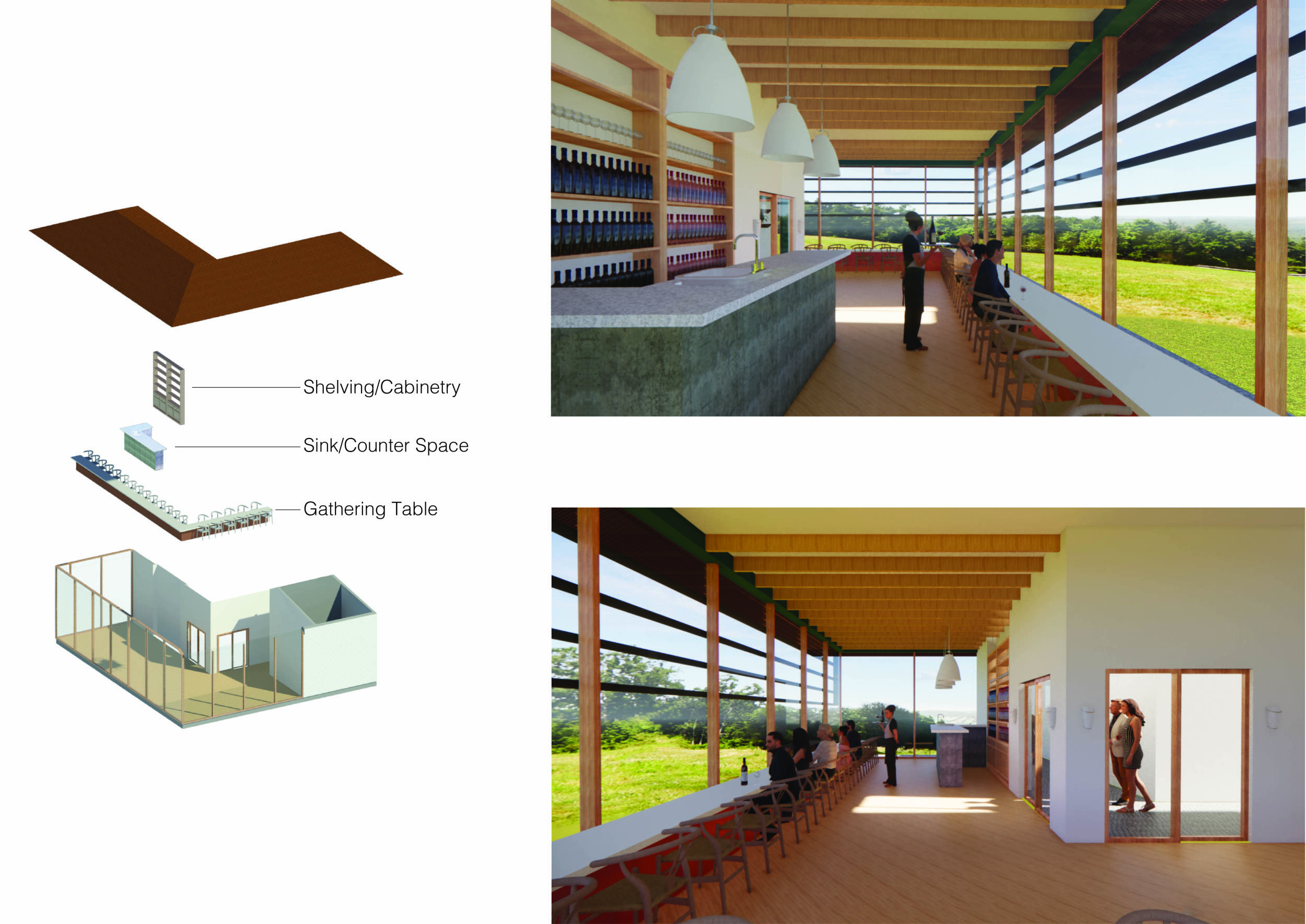 Architecture project // Climate-Controlled Gathering Space Featuring ...