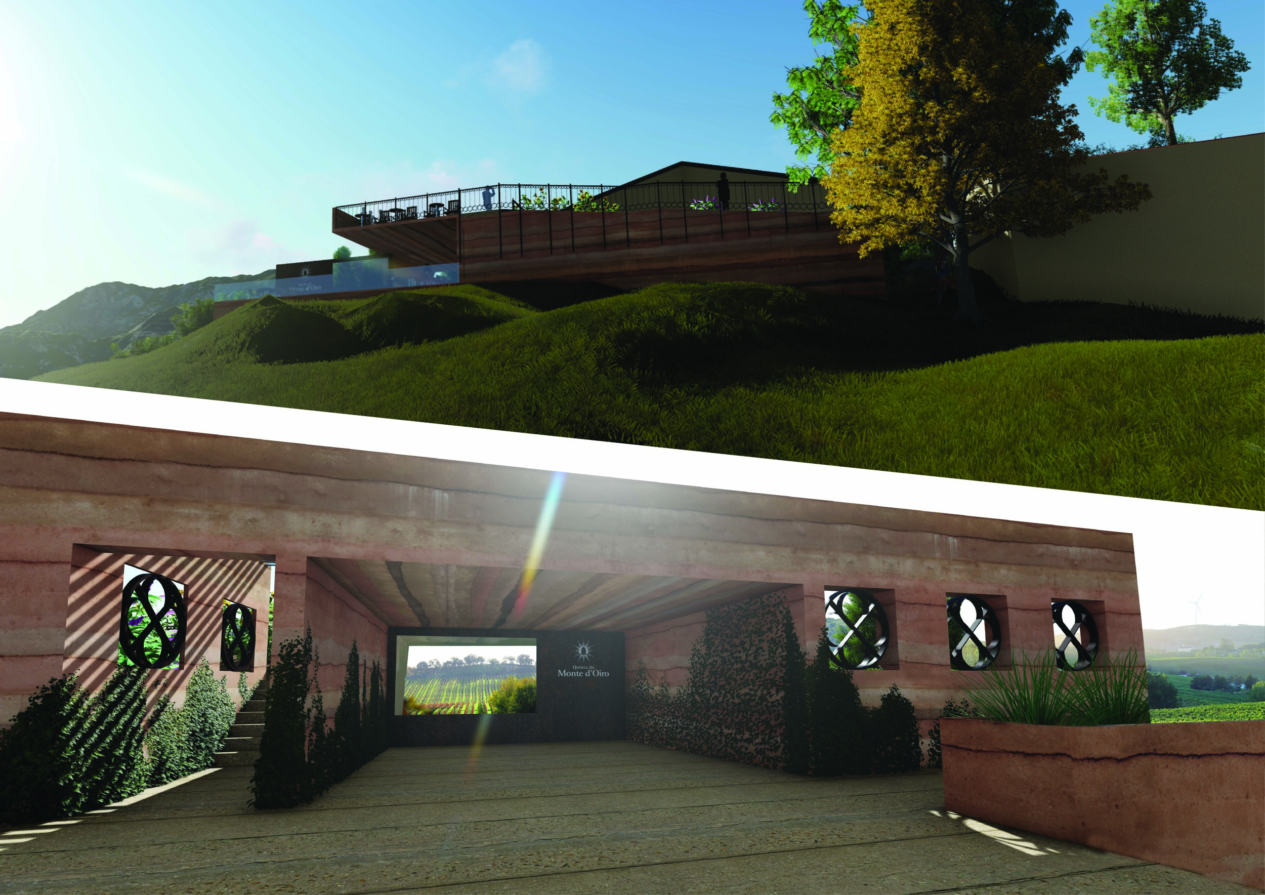 Architecture project // Rammed Earth Walls and Panoramic Views in a ...