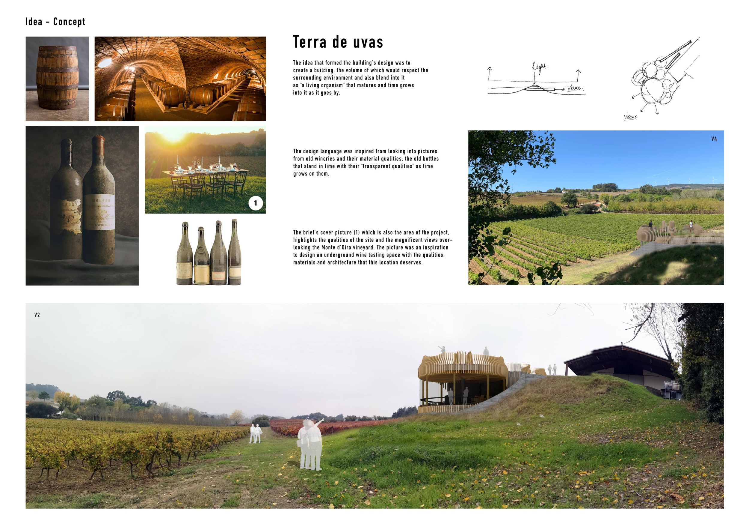 Architecture project // Timber Structure Integrated into a Green Roof ...