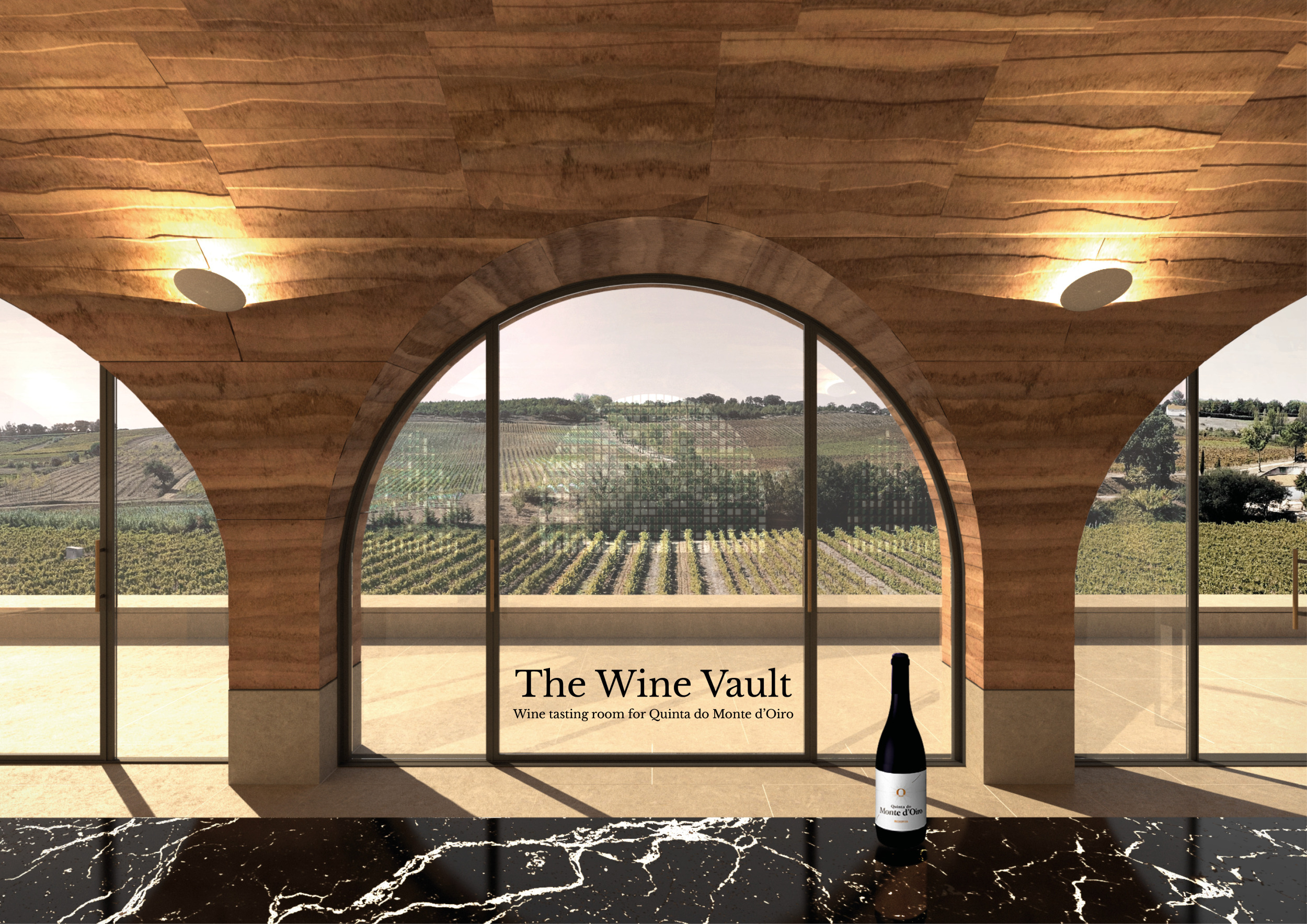 Architecture project // Rammed Earth Vault Embracing Natural Views for ...