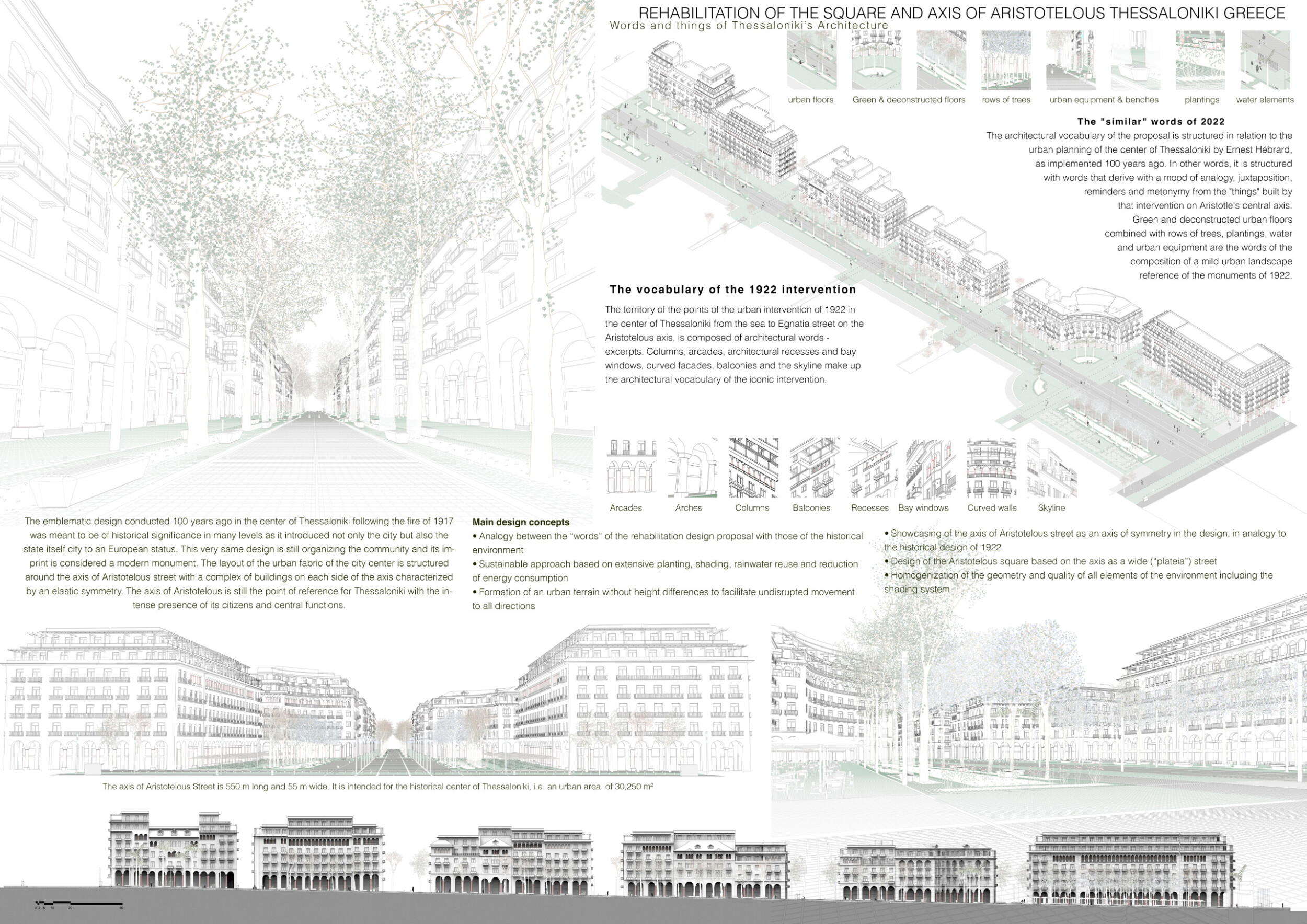 Architecture project // Limestone Facades and Green Spaces Transforming ...