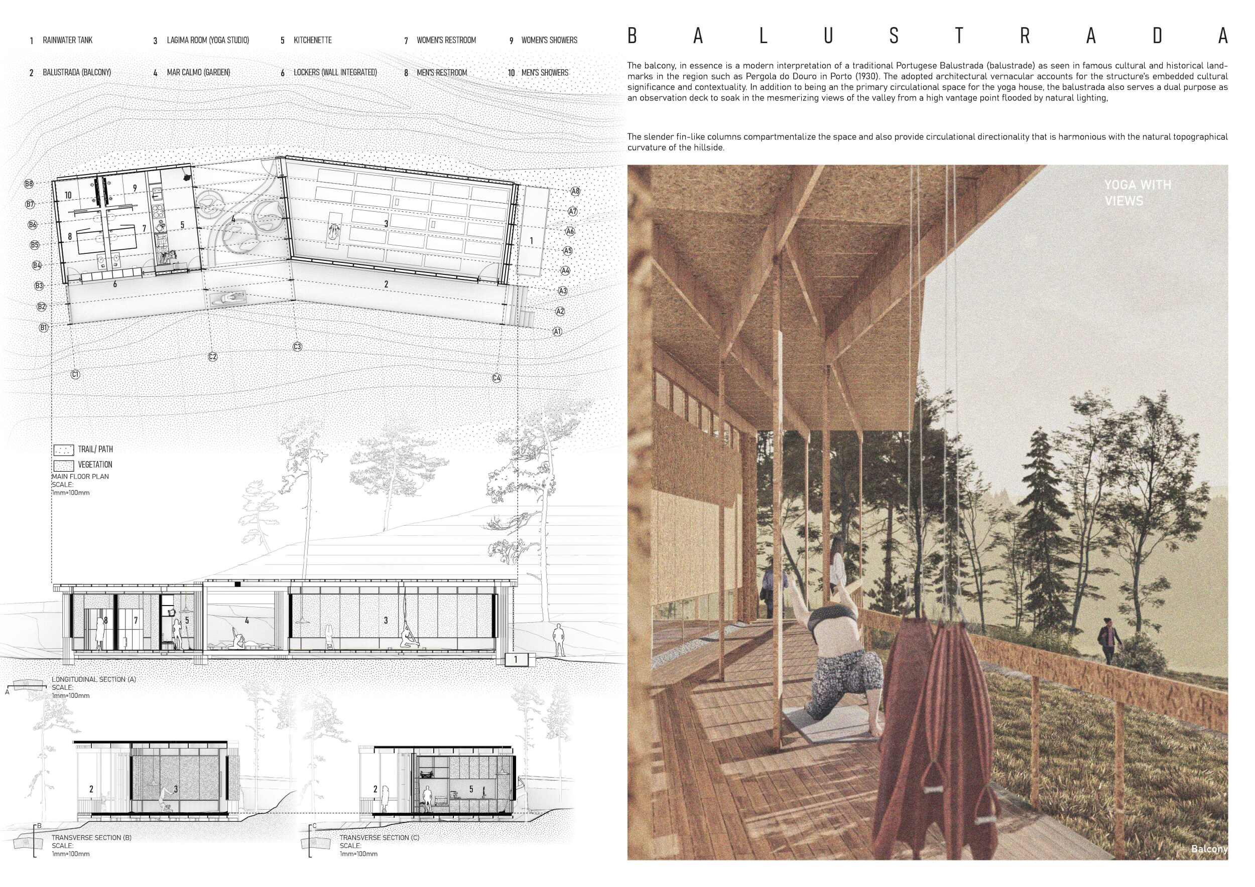Architecture project // Floating Spaces of OSB and Straw Bales for ...