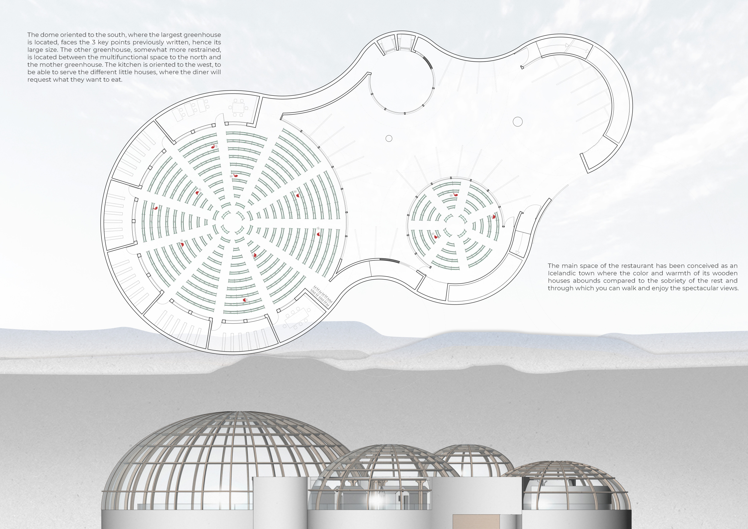 Architecture project // Circular Dome Emphasizing Local Wood Elements ...