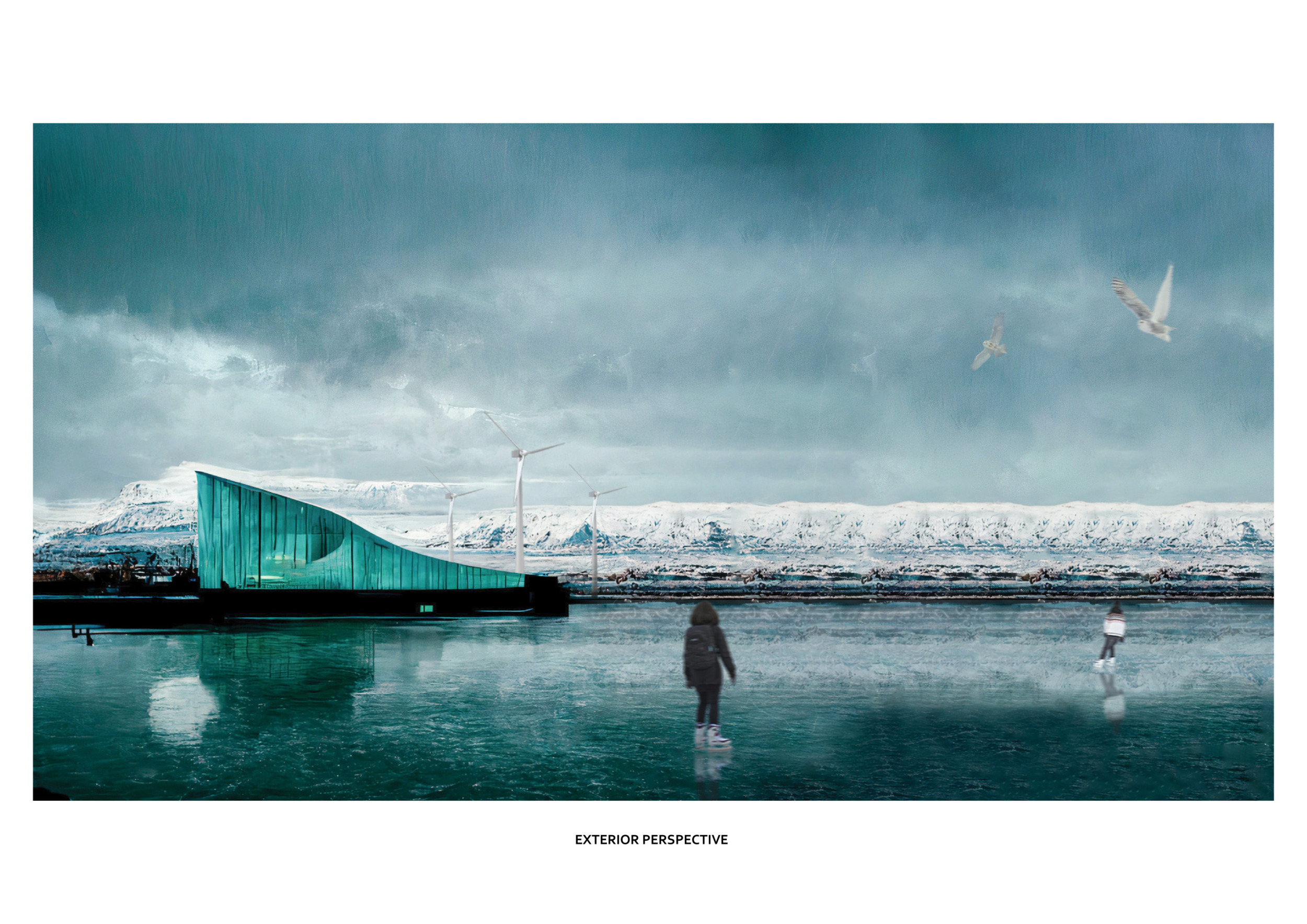 Architecture project // Cinematic Space with Transparent Forms for ...