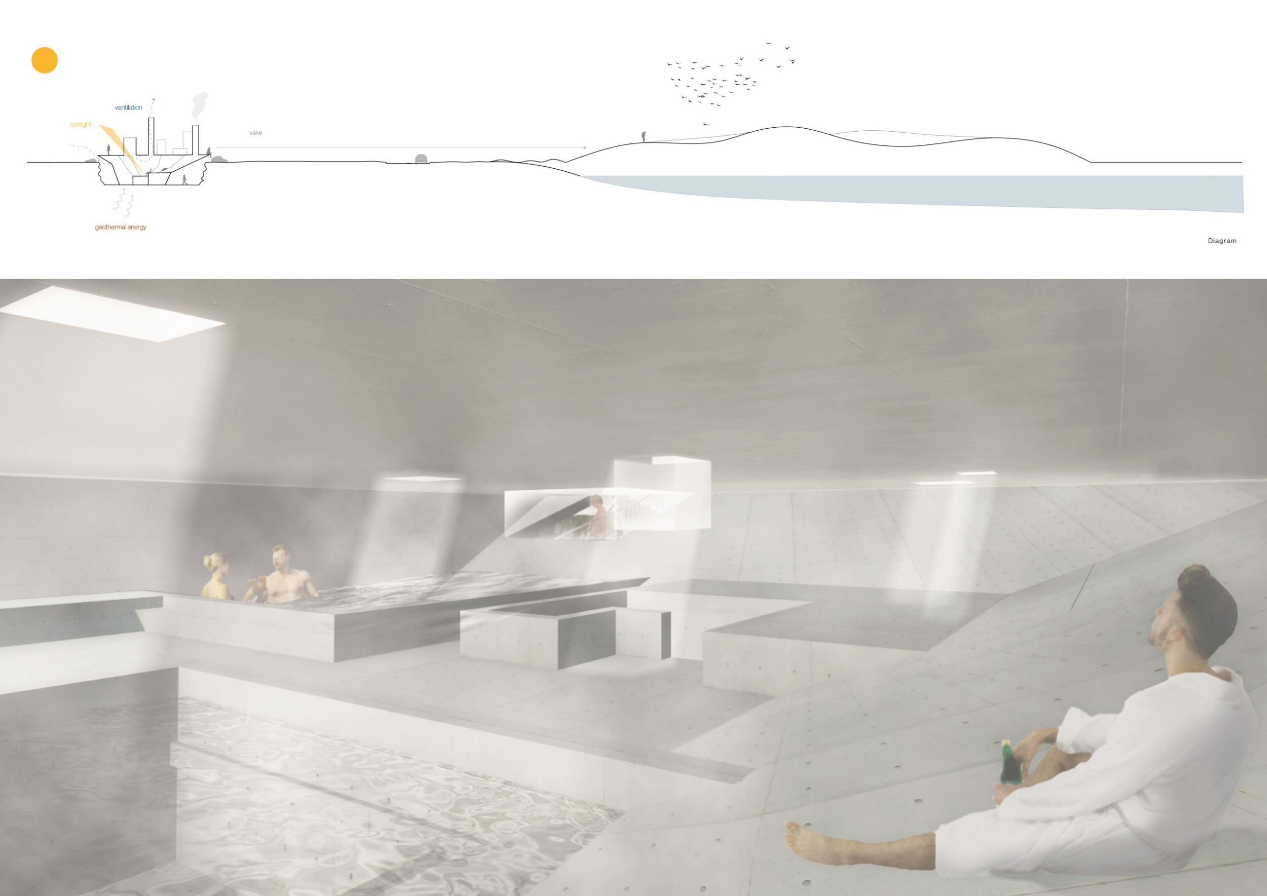 Architecture project // Geothermal Wellness Spa Featured Within ...