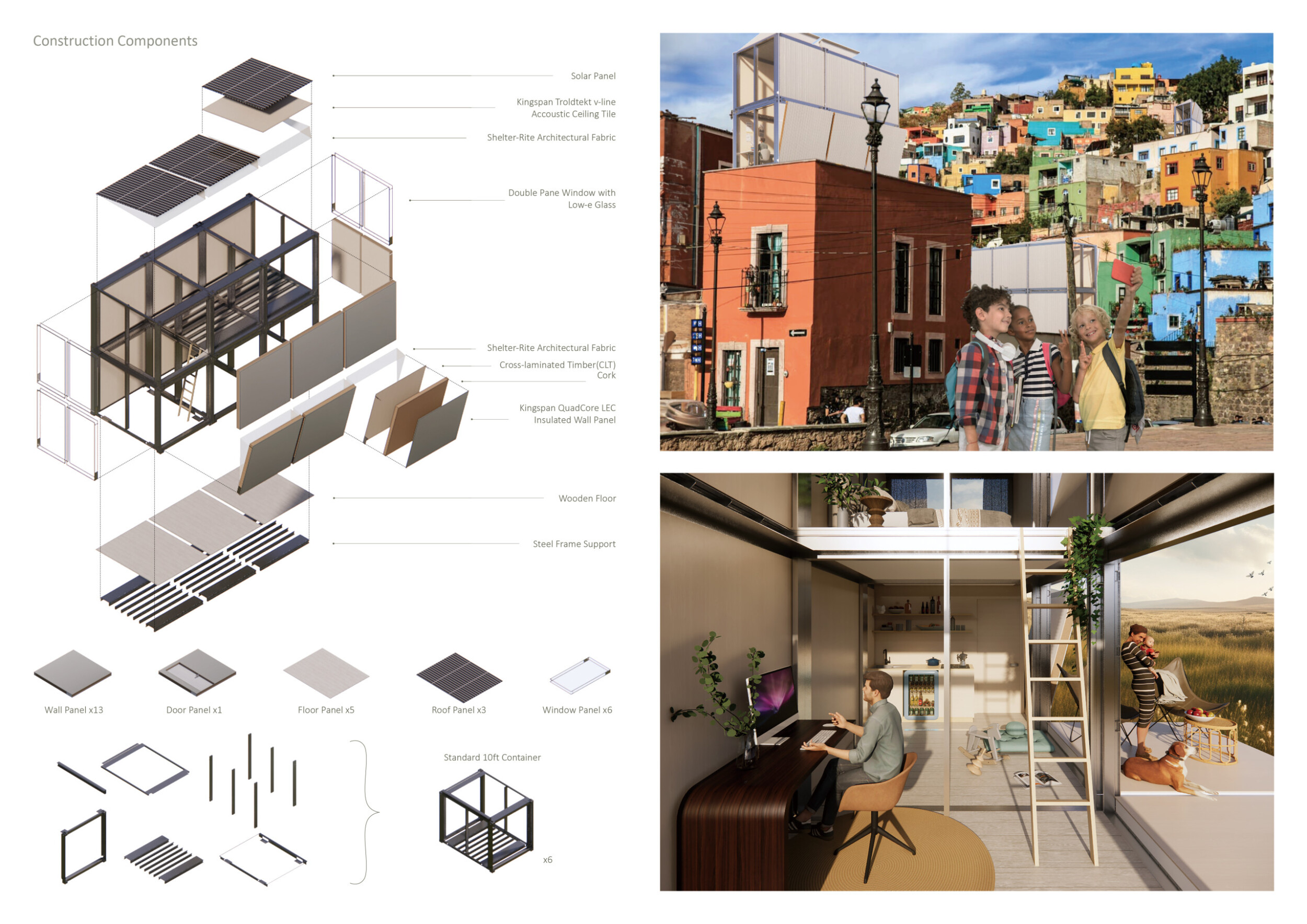 Architecture project // Recycled Shipping Containers Enhanced with ...