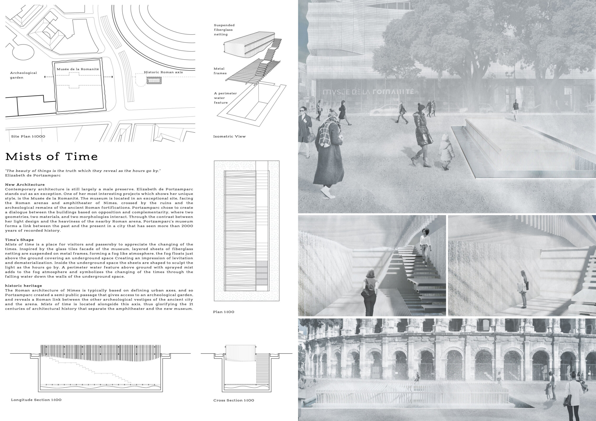 Architecture project // Fiberglass Nets and Water Features in a ...