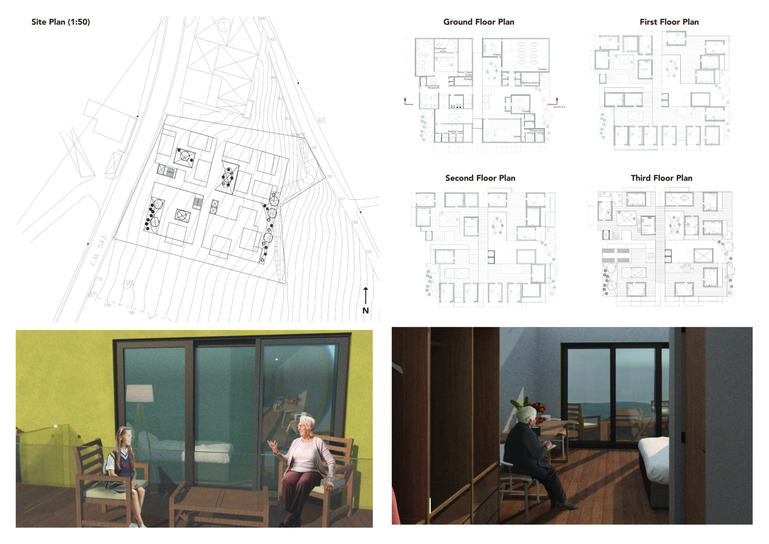 Architecture project // Charred Wood Screens and Modular Design Foster ...