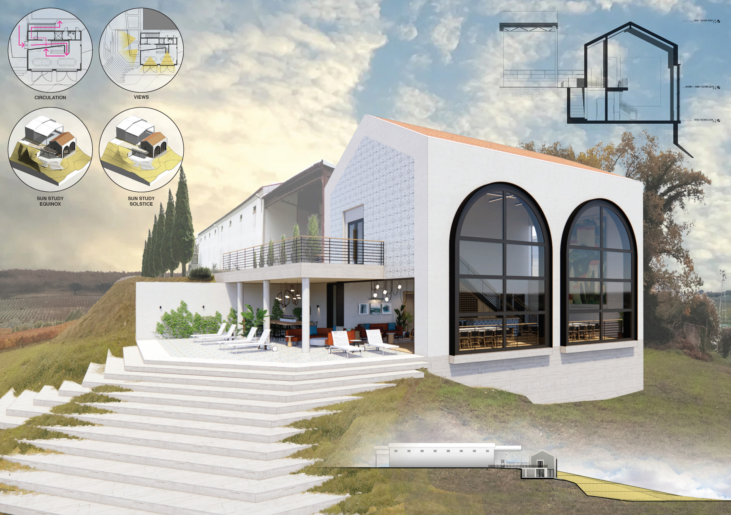 Architecture project // Integrating Natural Light with Wood and Plaster ...
